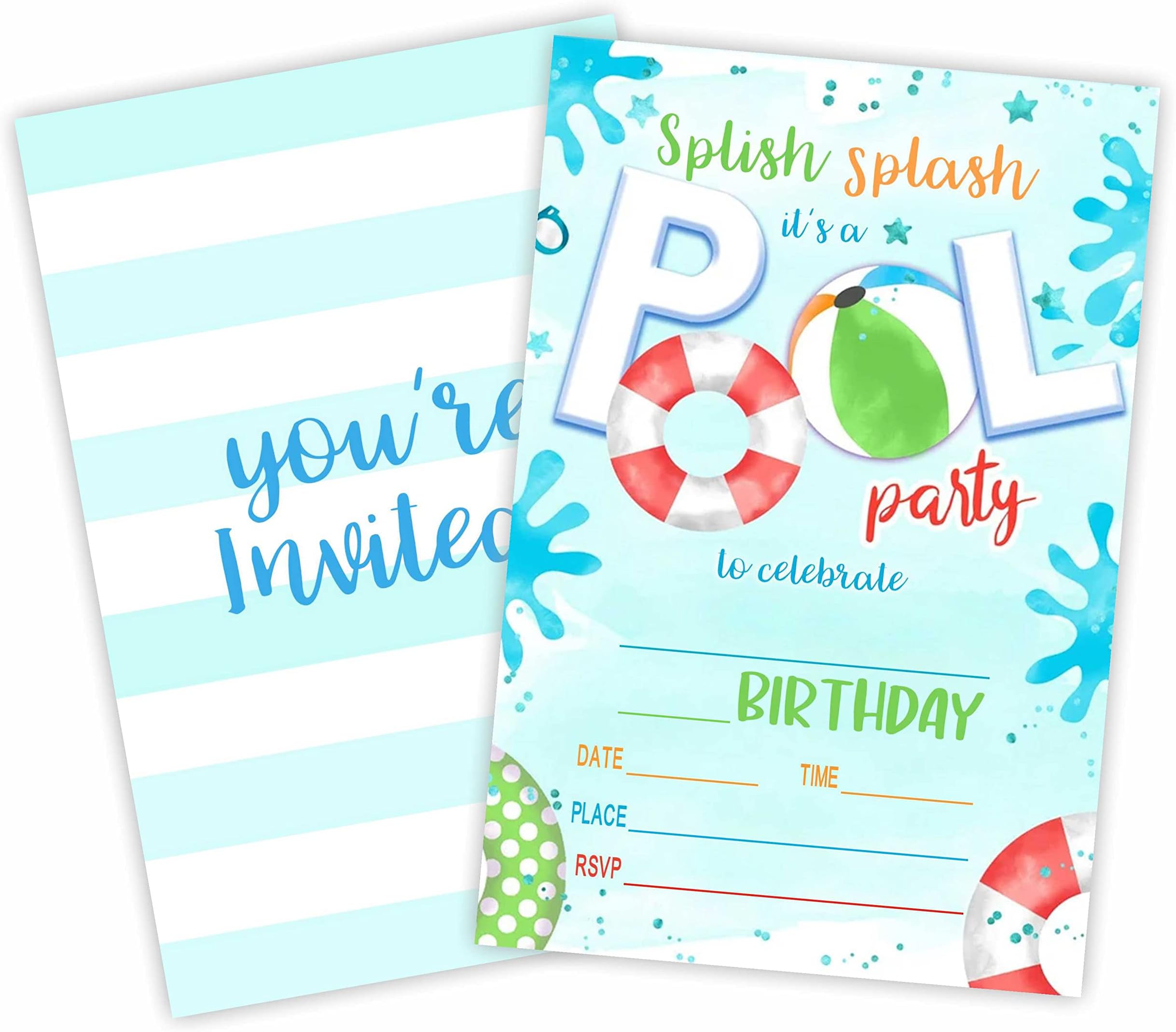 Amazon.com : Birthday Thank You Cards, Fill in the Blank Thank You ...