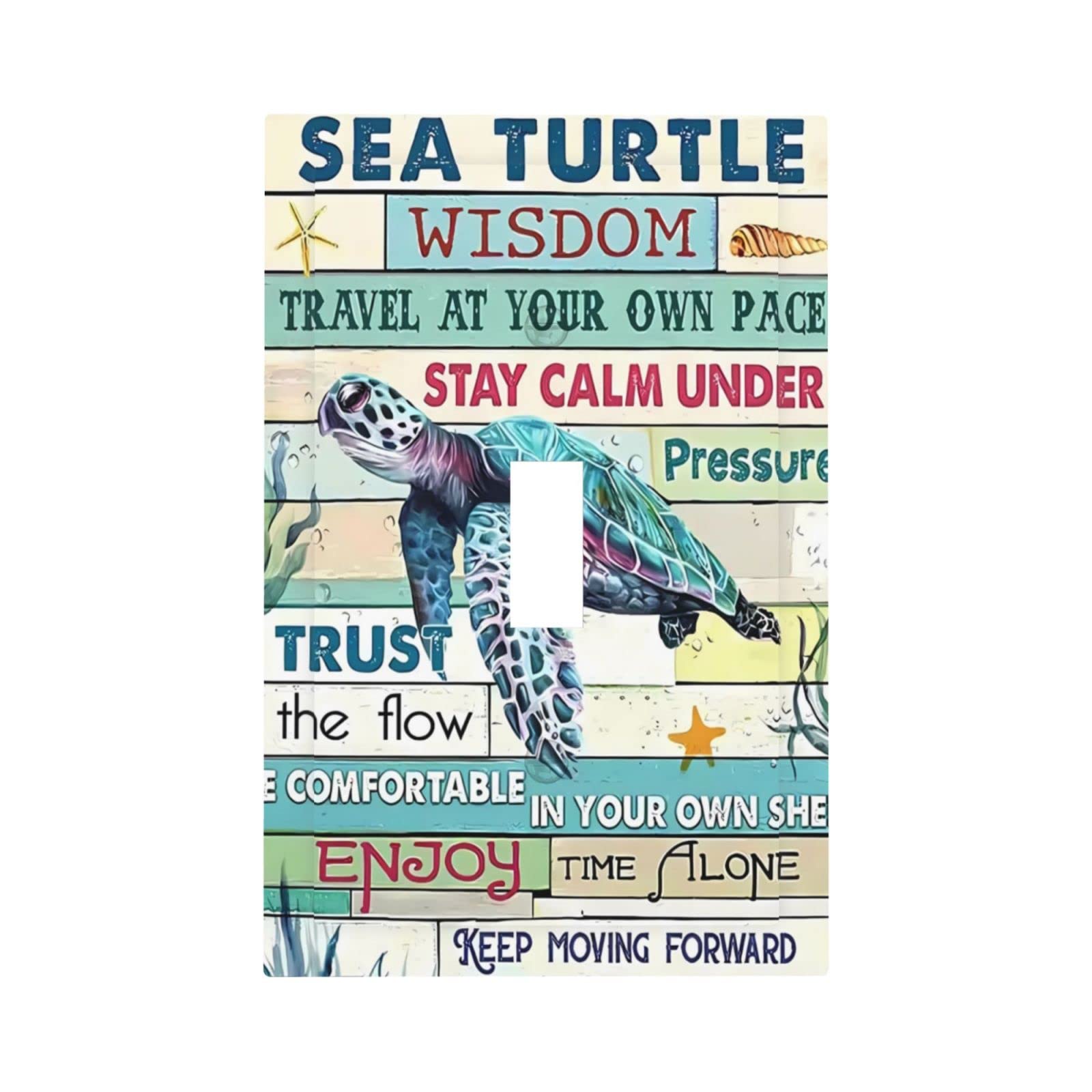 Amazon.com: Sea Turtle Light Switch Cover Plates Decorate Single Toggle ...