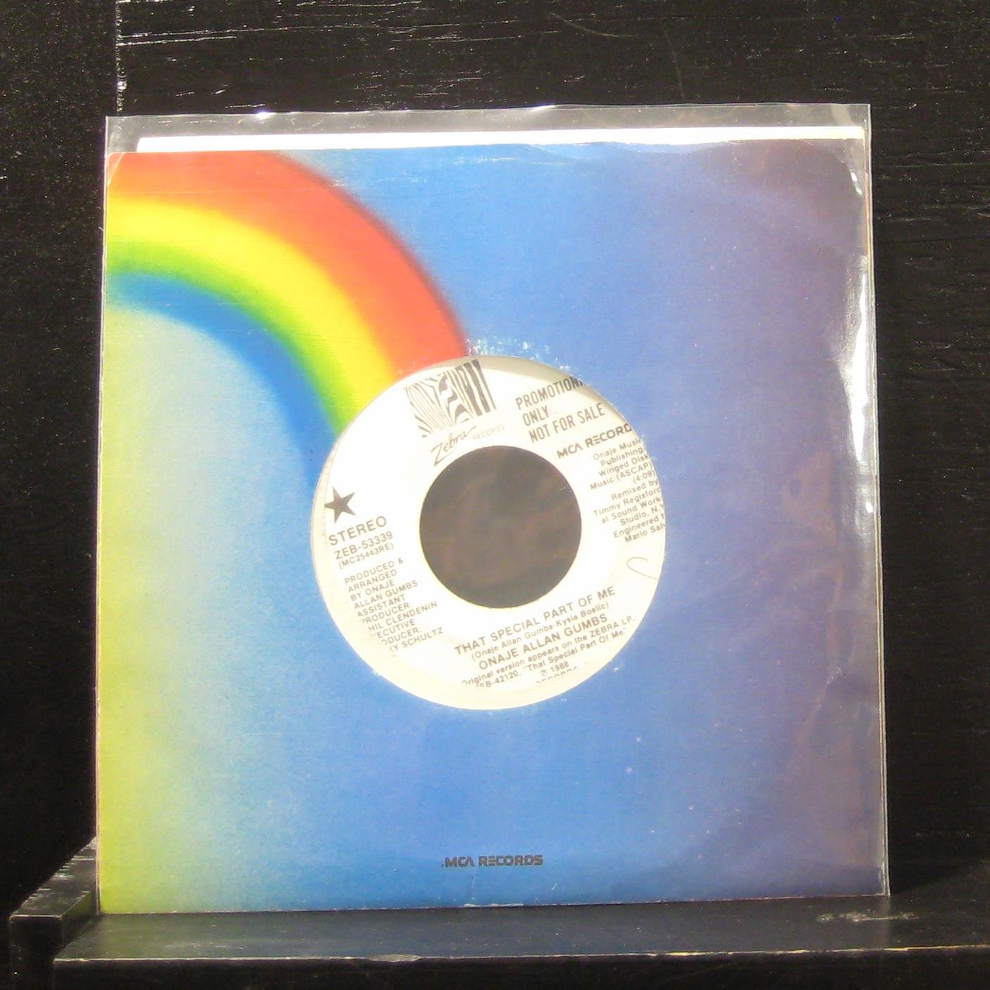 Amazon.com: Onaje Allan Gumbs - That Special Part Of Me - 7" Vinyl 45 ...