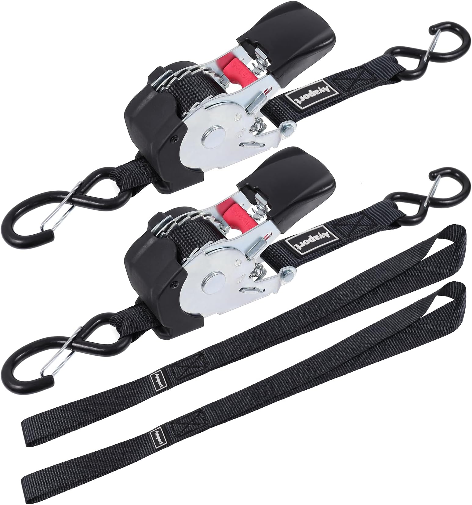 Amazon.com: Ratchet Straps Tie Downs, Retractable 2200LB Max Break ...