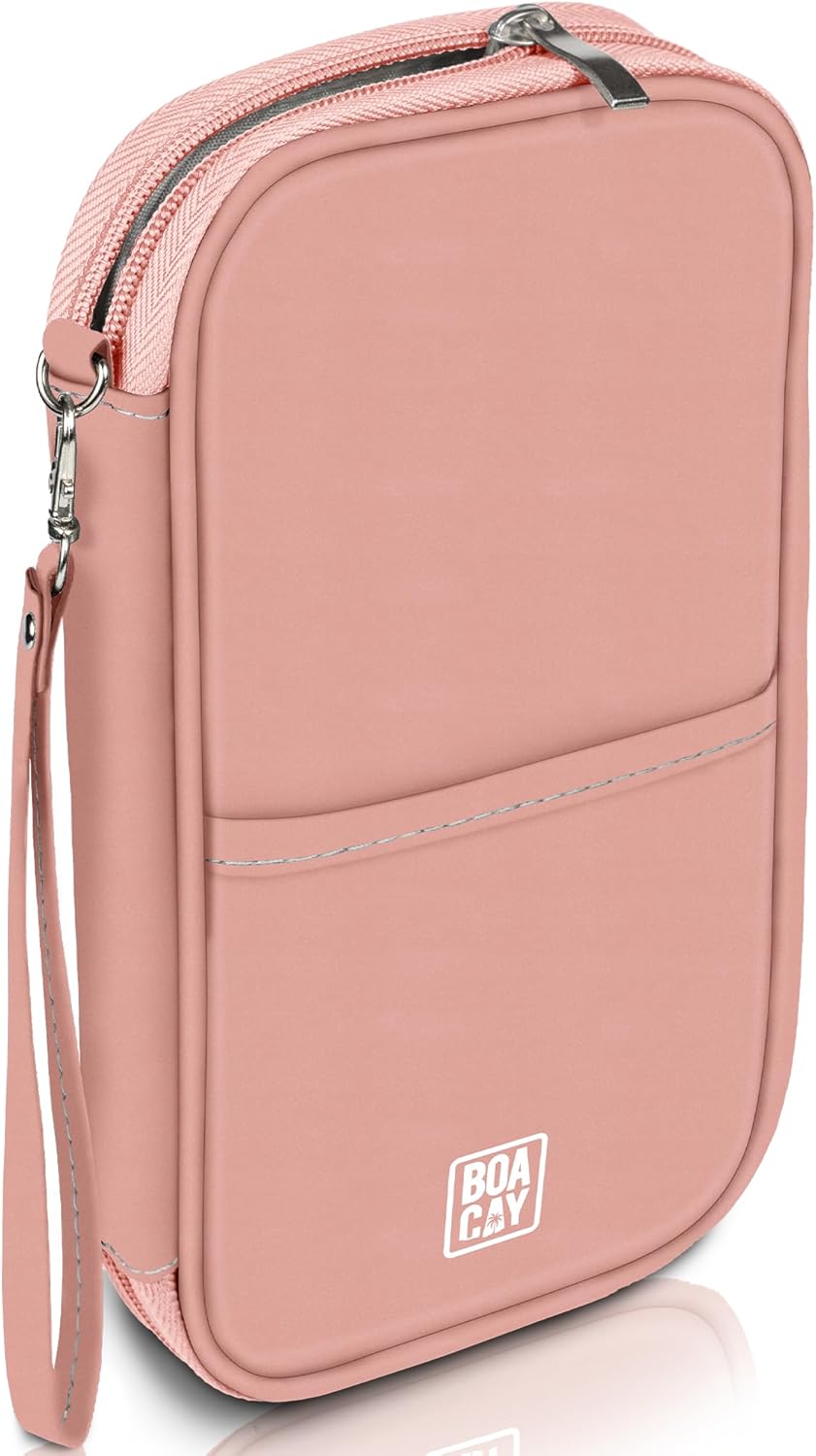 Amazon.com | BOACAY Travel Document Organizer with RFID, Family ...