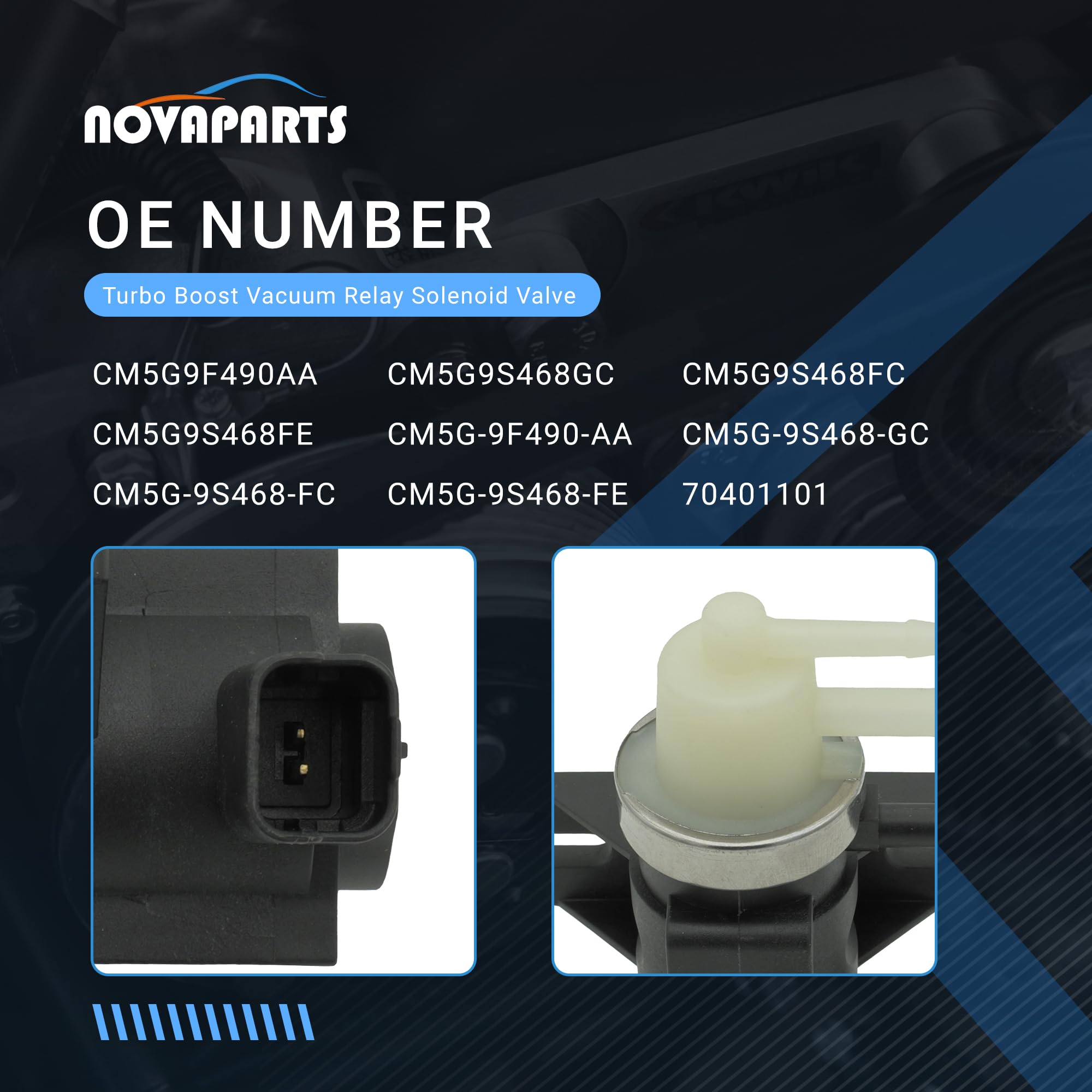 Snapklik.com : CM5G-9F490-AA Turbo Boost Vacuum Relay Solenoid Valve ...