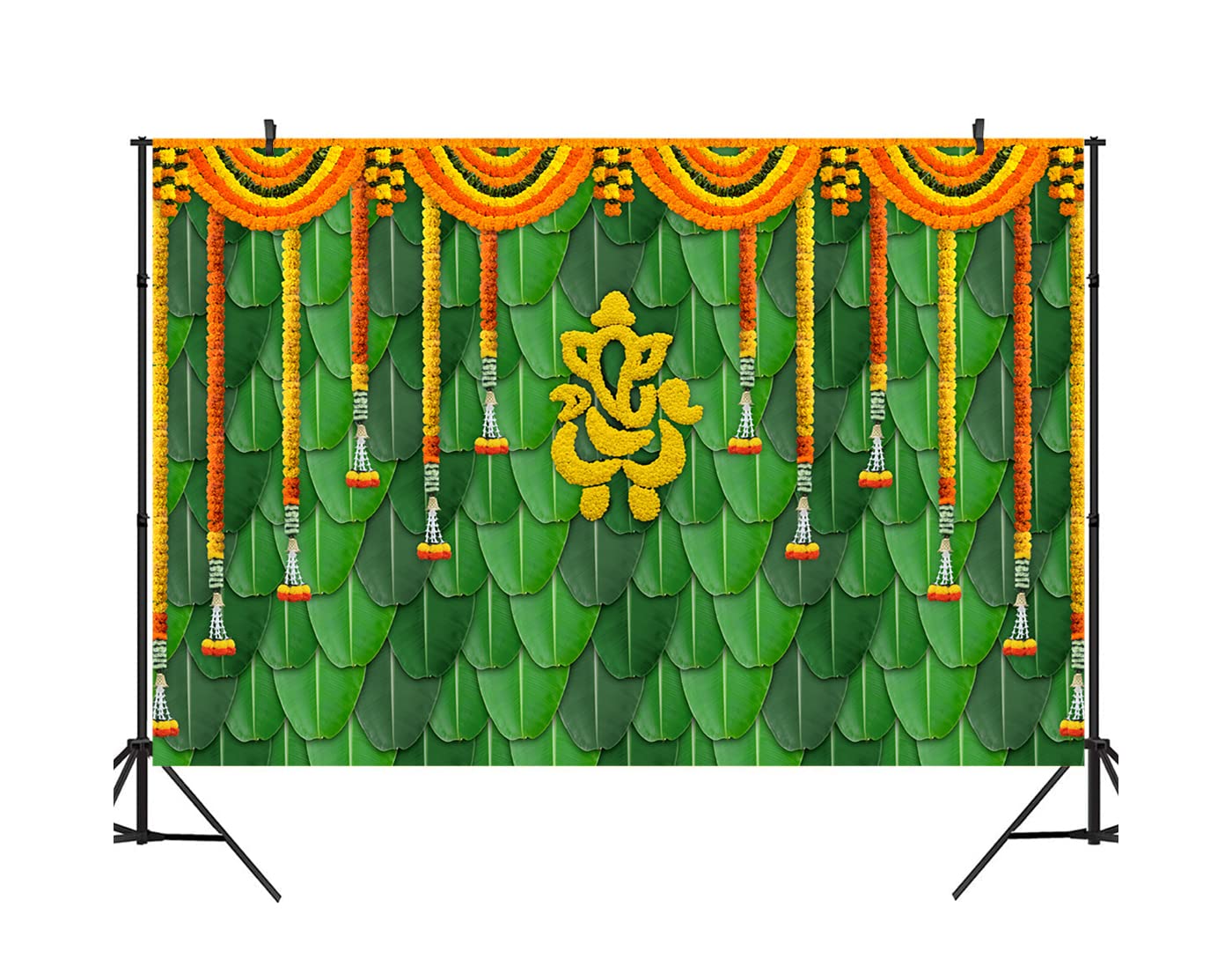 Ticuenicoa 9Ã—6ft India Pooja Traditional Photography Backdrop Banana ...