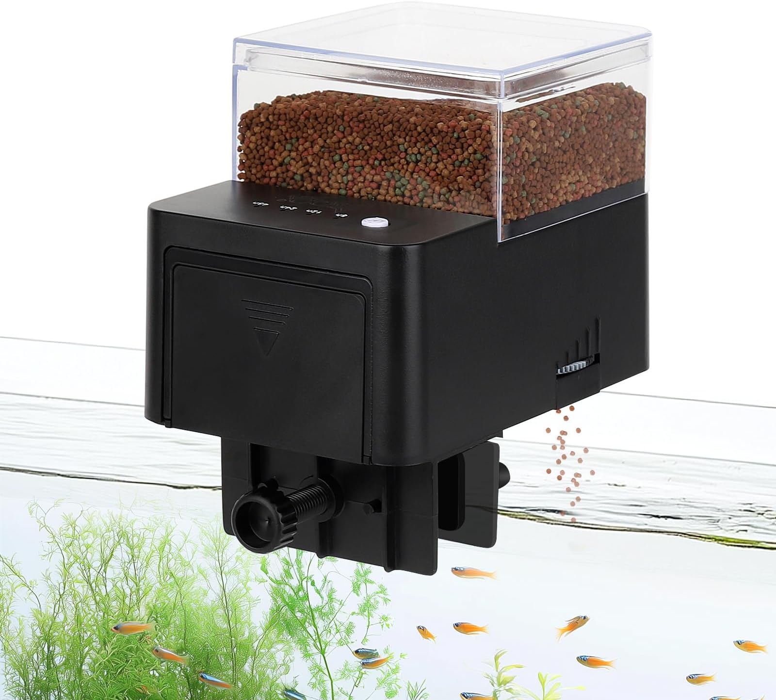 Amazon.com : Large Automatic Fish Feeder, 14 Fl.Oz Patented ...