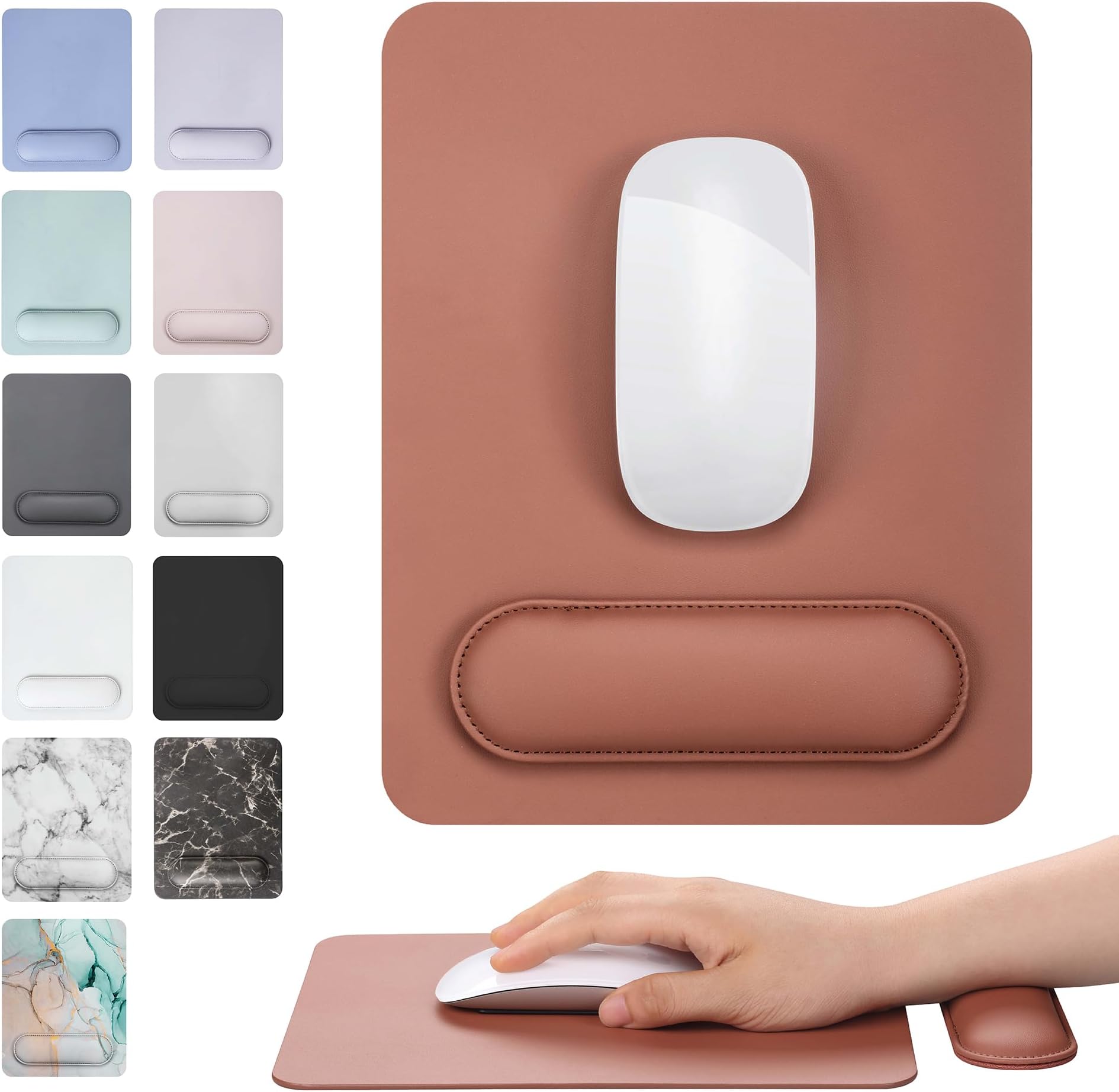 Amazon.com: RadioShack Gel Mouse Pad with Wrist Rest, Ergonomic Office ...