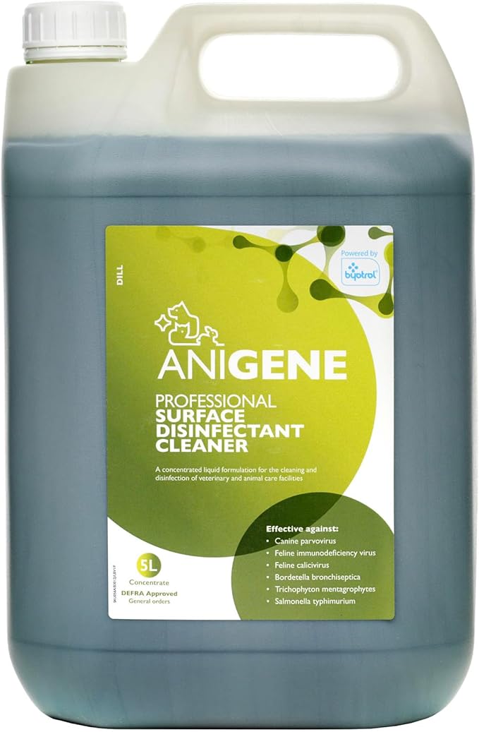 ANIGENE Surface Disinfectant Cleaner (5 Litre – Dill Scent ...