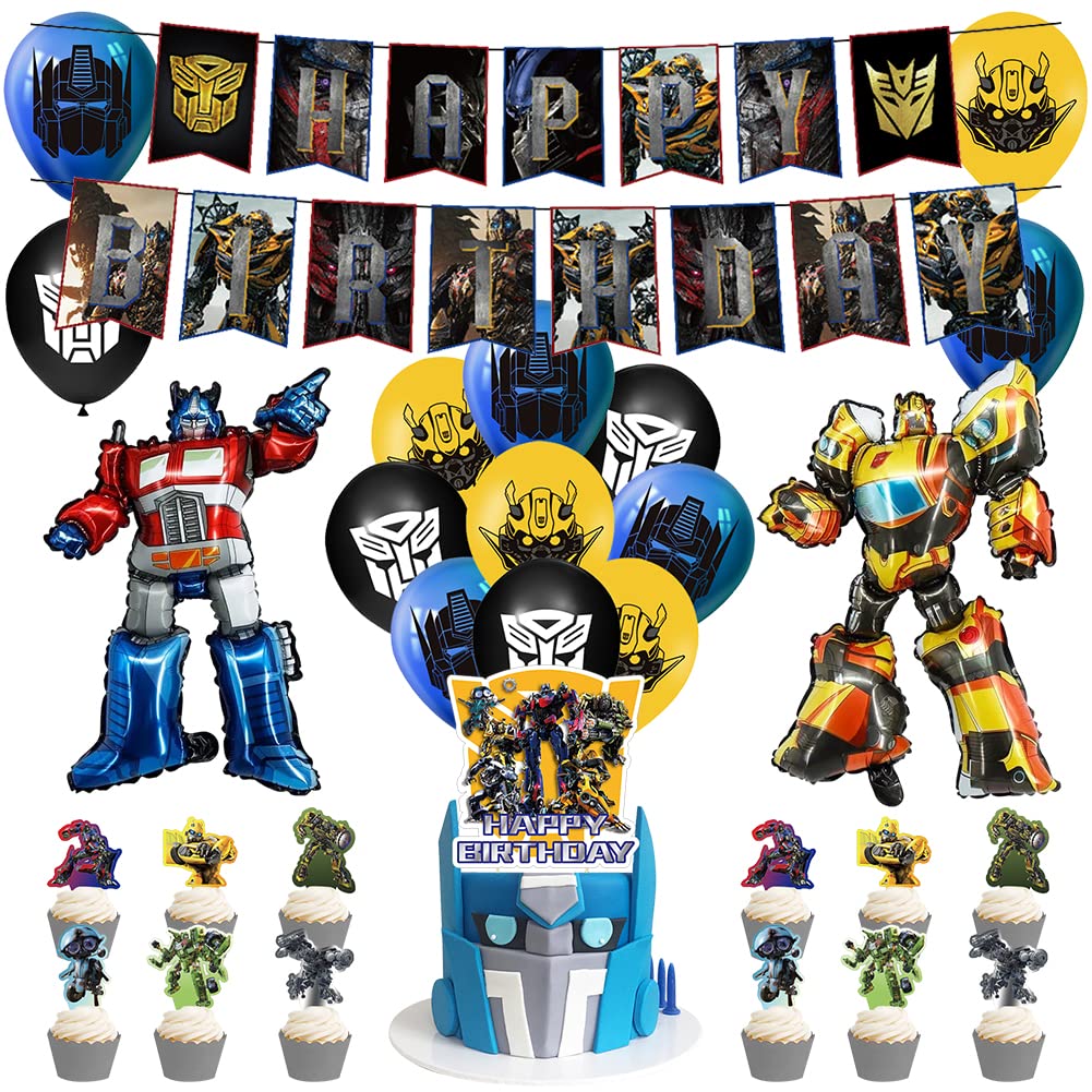 Trans Former Themed Party Decorations Birthday Party Set Trans Former ...