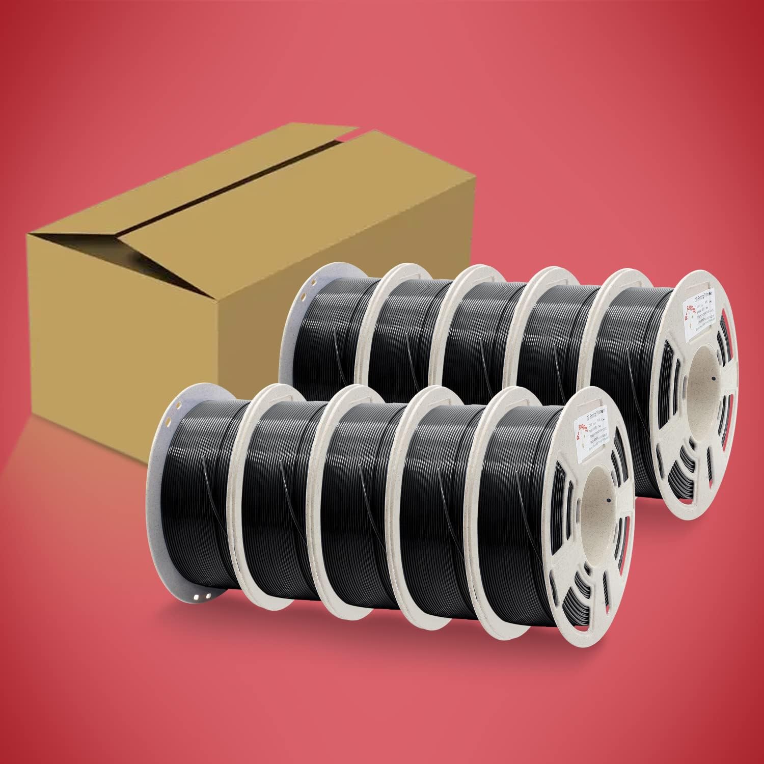 RepRapper 12 Spools of Black PLA 3D Printer Filament 1.75mm (± 0.03mm ...