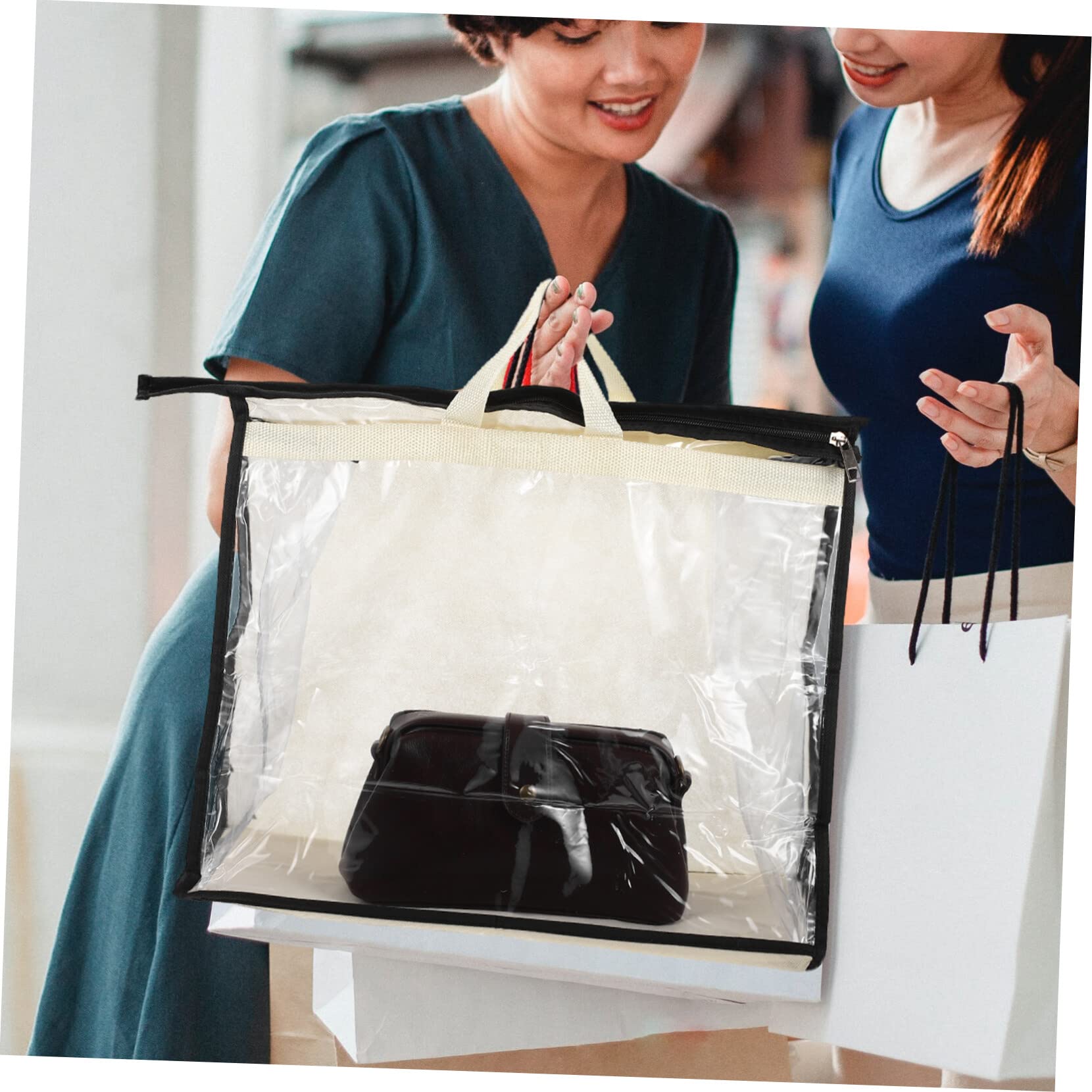 2Pcs Bag protection bag purse storage bag hanging zipper storage bags ...