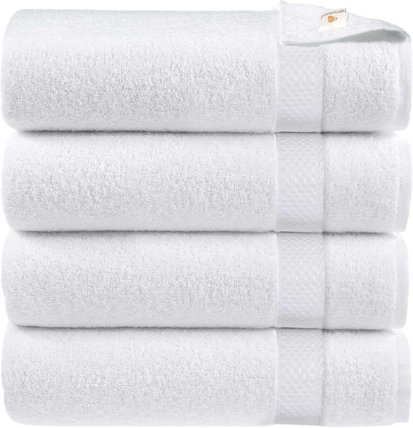 Utopia Towels 4 Pack Premium Bath Towels Set, (27 x 54 Inches) 100% ...