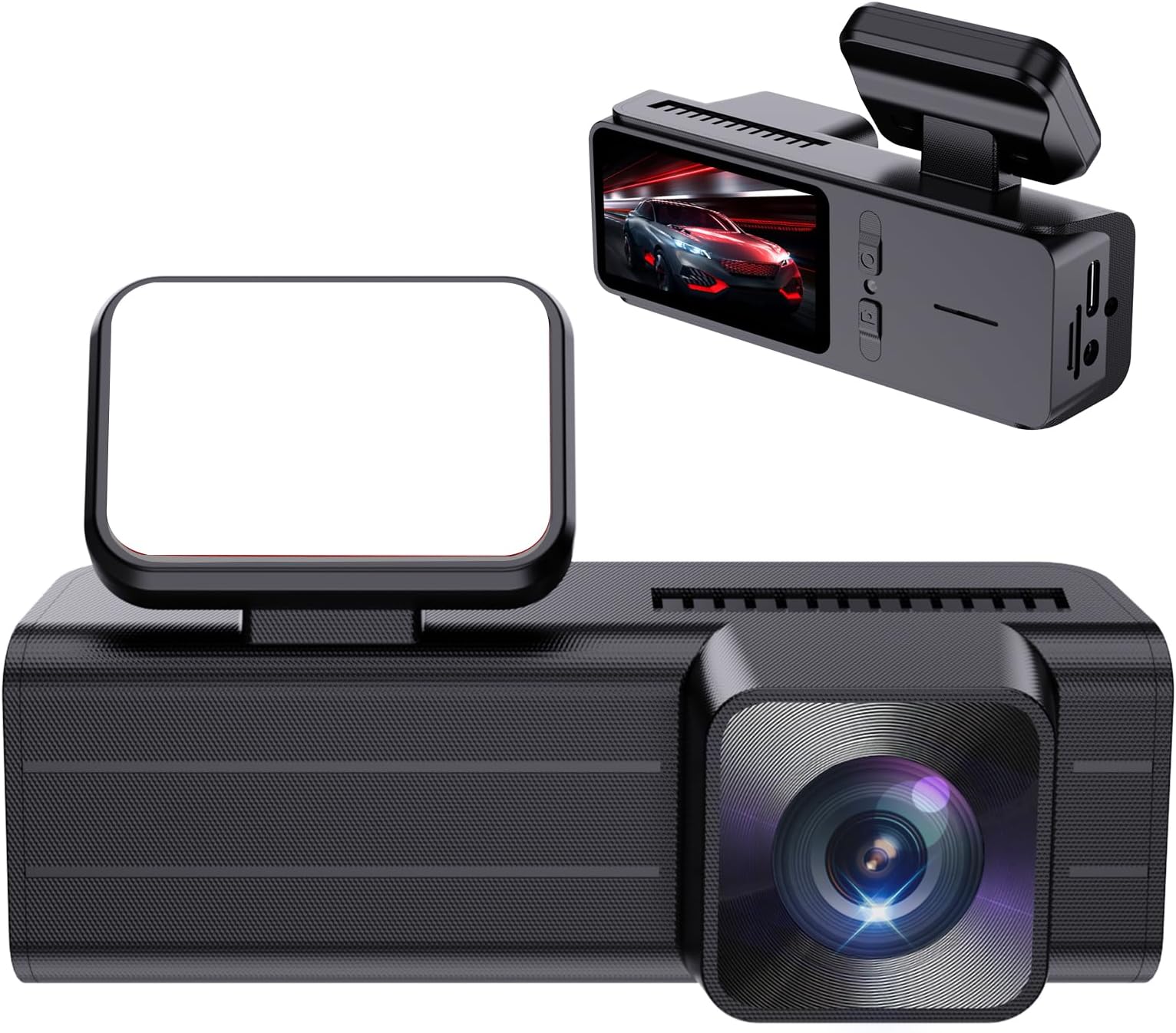 Amazon.com: Dash Cam 1.97" IPS Screen Front Dash Camera for Cars,Car ...