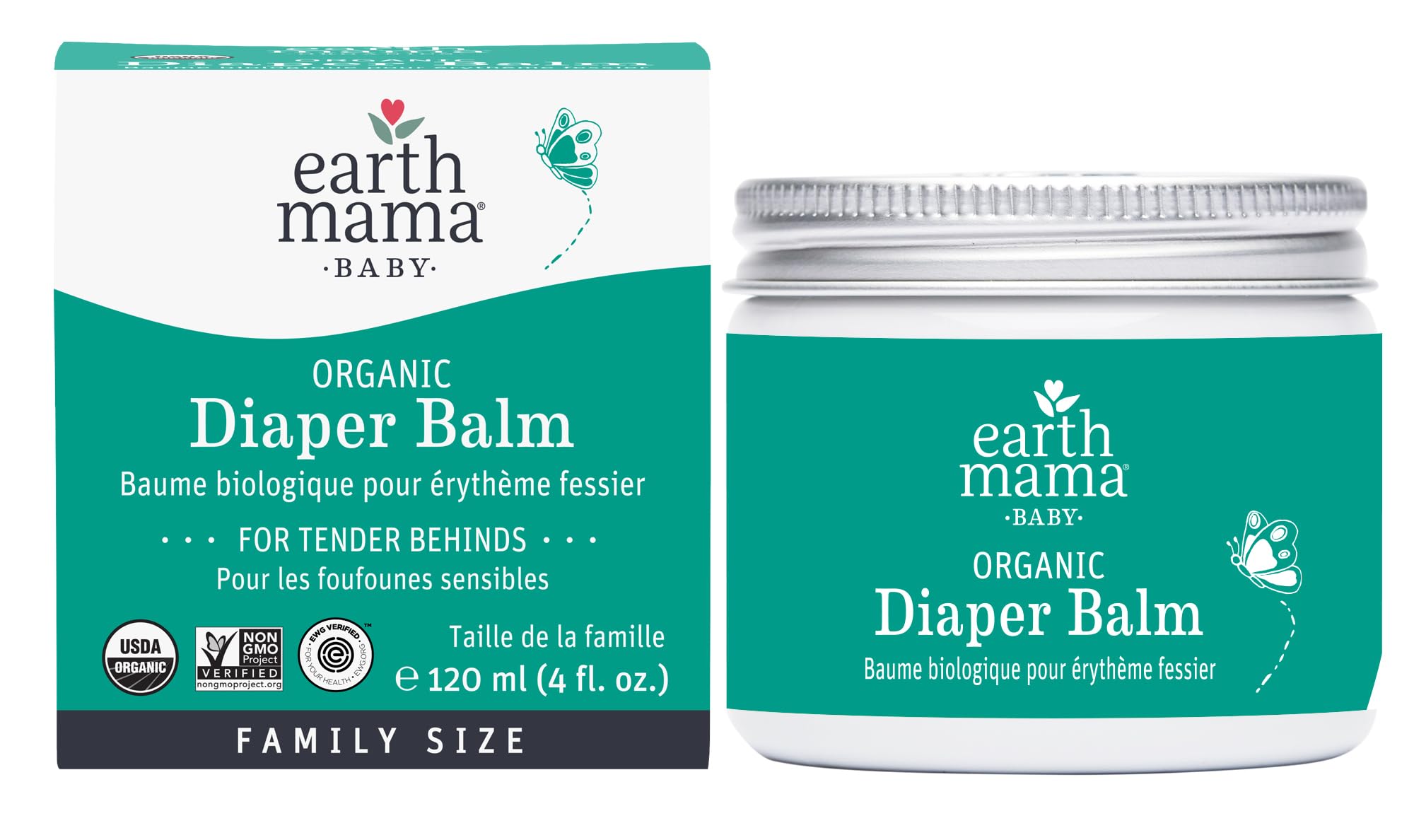 Amazon.com: Earth Mama Organic Diaper Balm | Diaper Cream with ...