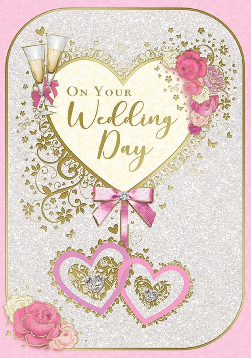 Son And Daughter In Law Valentine Card Royal Wedding Card Design ...