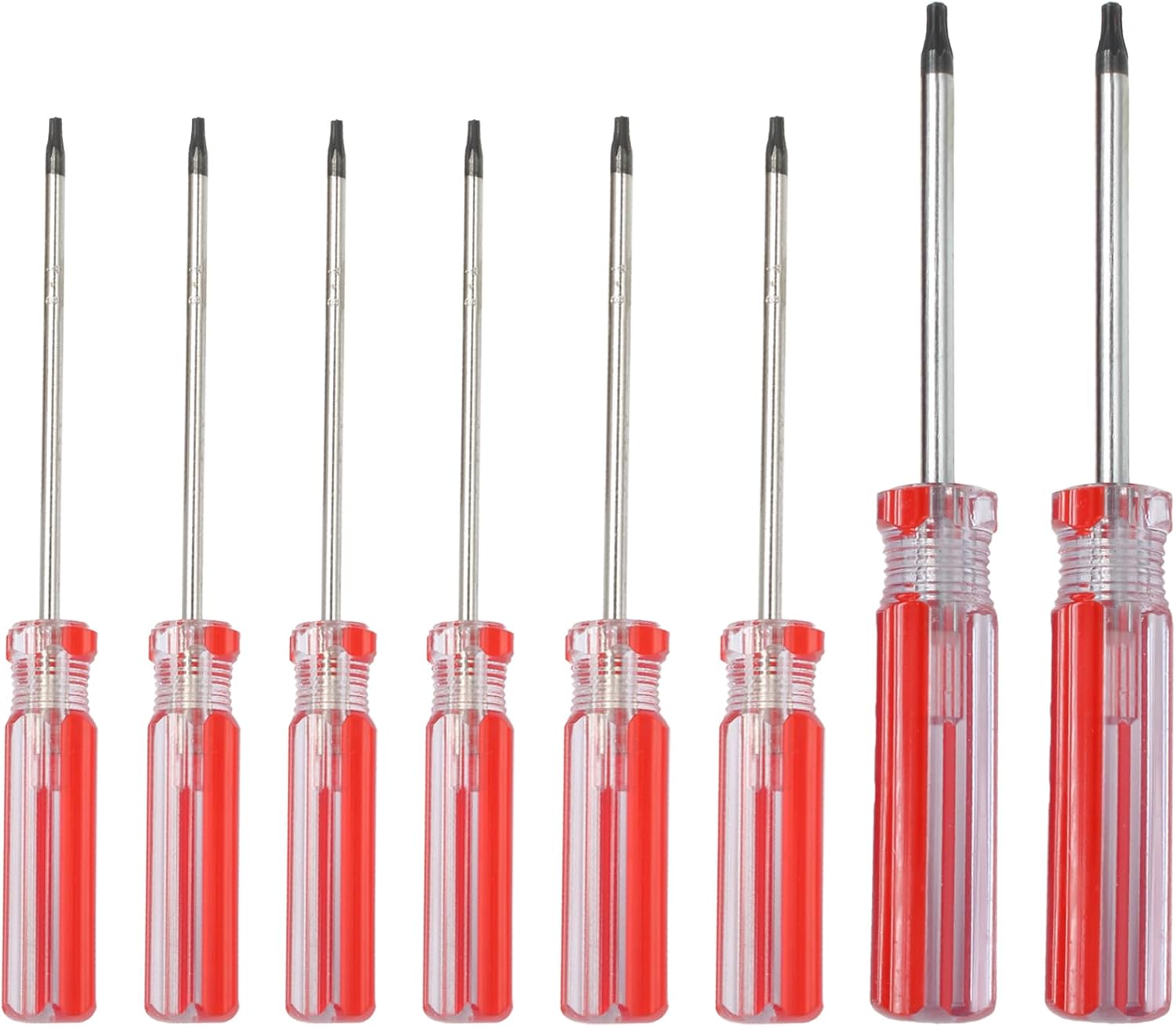 suiwotin 8pcs Torx Screwdriver Set, T8, T9, T10, T15 Torx Security ...