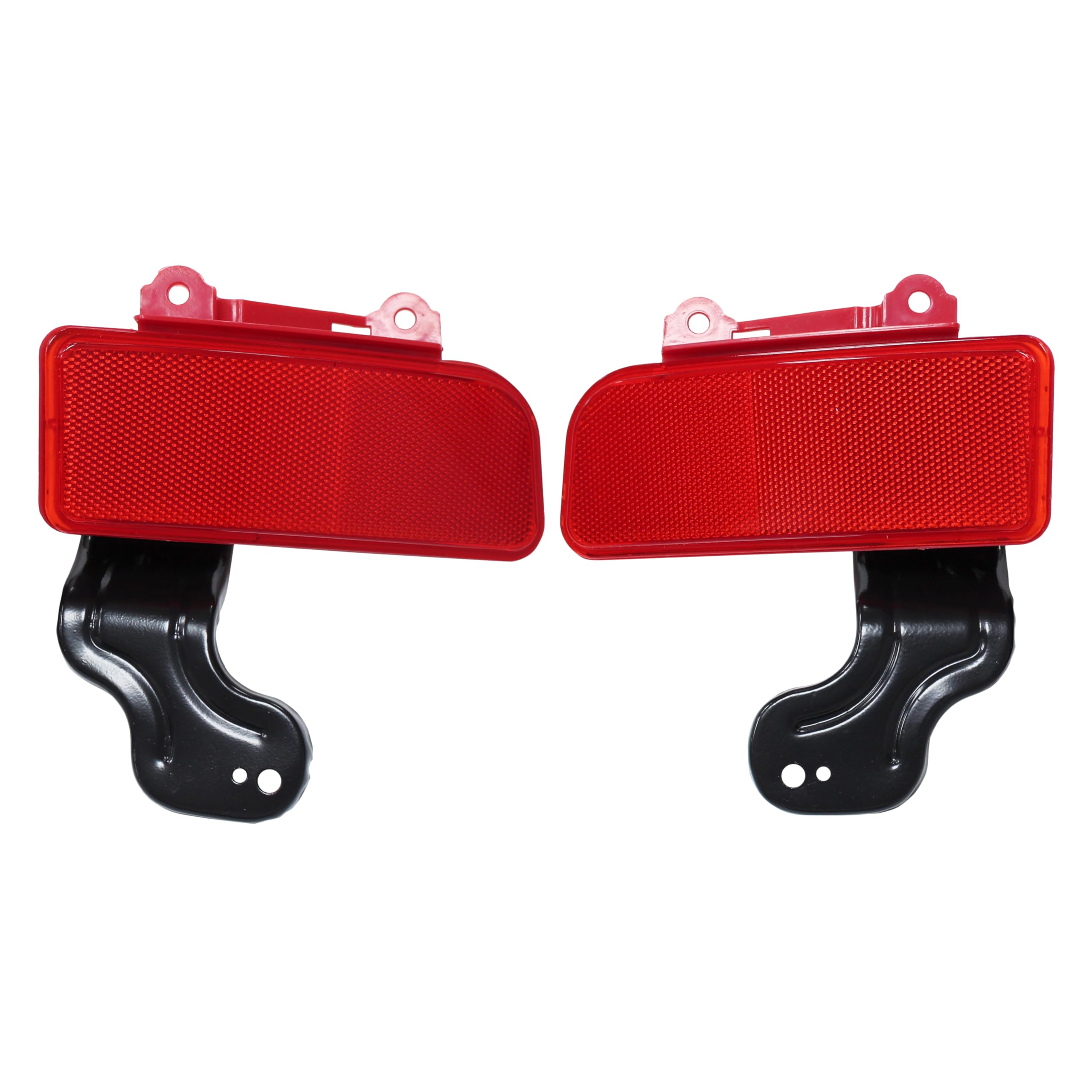 Amazon.com: ApplianPar 2Pcs Red Rear Left and Right Bumper Reflector ...