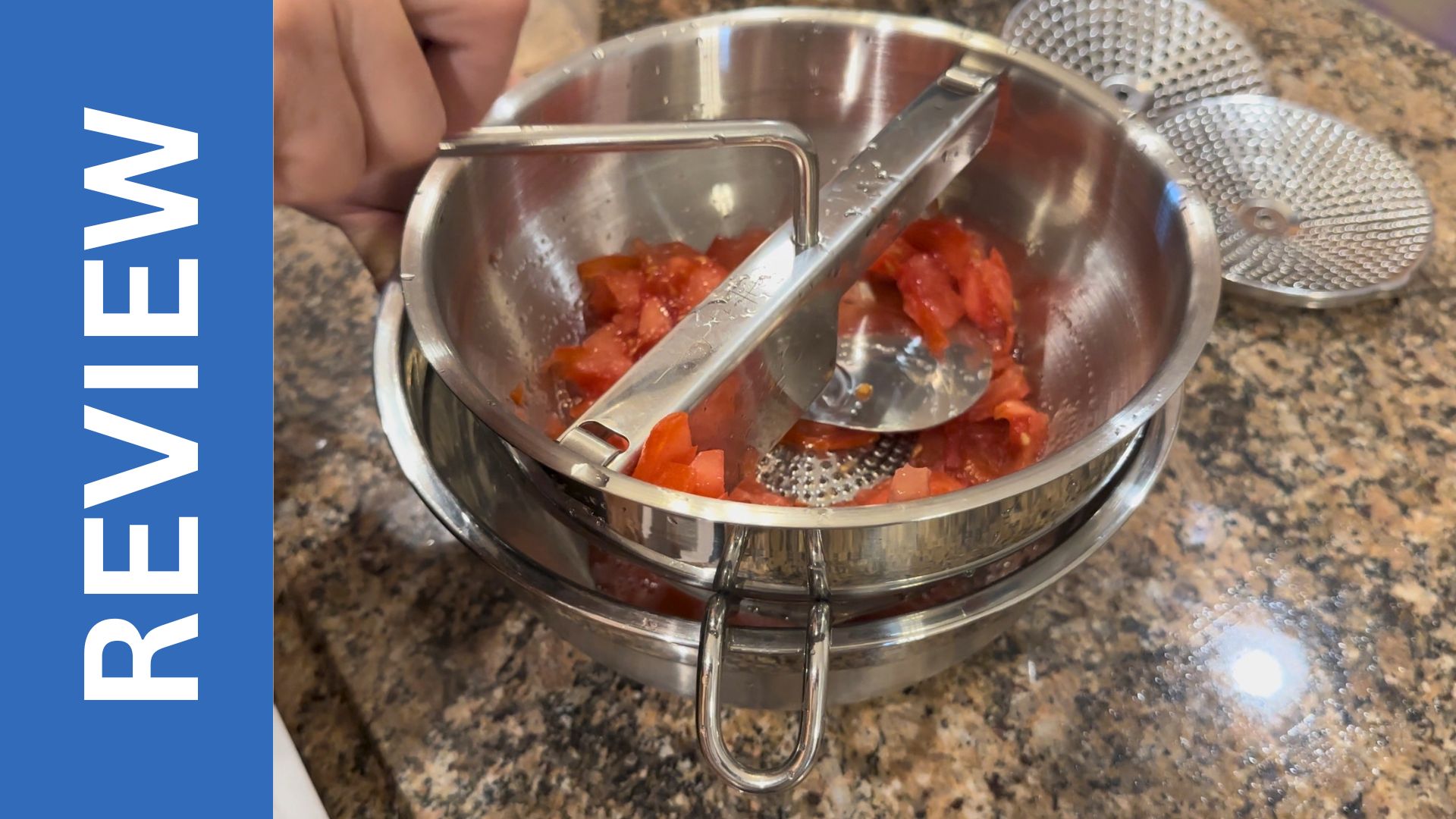 Watch Revolutionize Cooking with Ergonomic, Multi-use Food Mill on ...