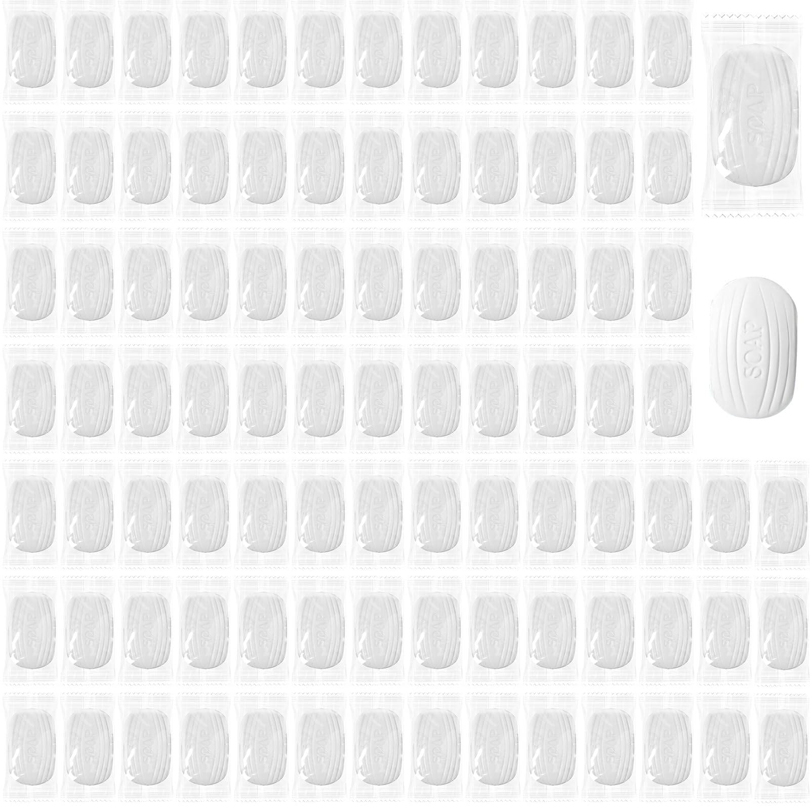 200 Pcs Mini Soap Bars Individually Wrapped Bar Soap Bulk Small Soft ...