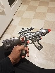 Amazon.com: LED Light Up Toy Gun Set by Art Creativity - Includes 12.5 ...