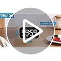 Amazon.com: Olipiter Digital Kitchen Timer, Digital Timer with Large ...