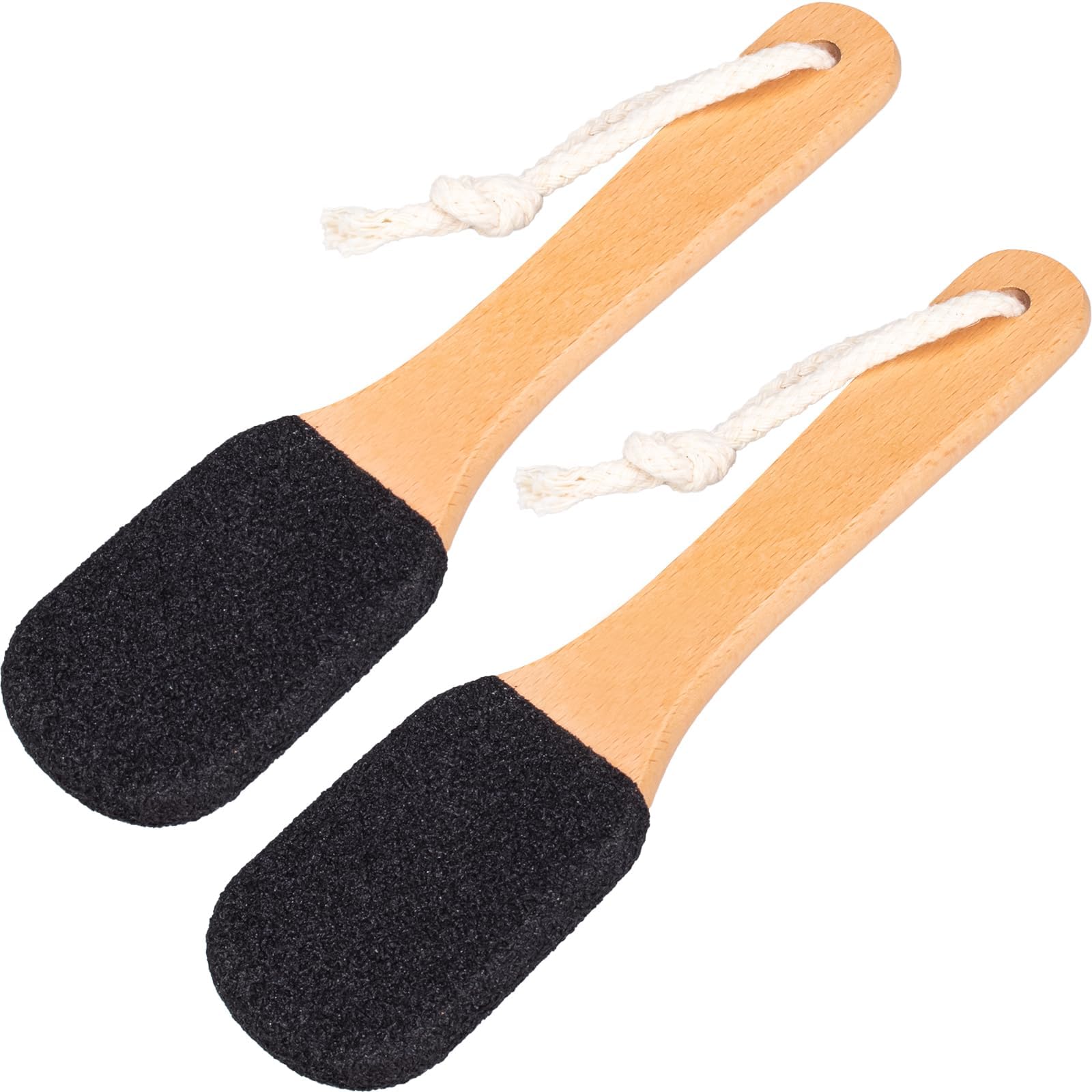 Amazon.com : MAKEVAYEE Pumice Stone Foot File, Wooden Exfoliator ...