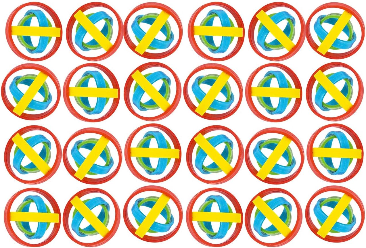 Amazon.com: Curious Minds Busy Bags Circle Ring Rotating Fidget Toys ...