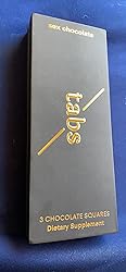 Amazon.com : Tabs Chocolate Squares for Couples (1 Box) - Dark ...