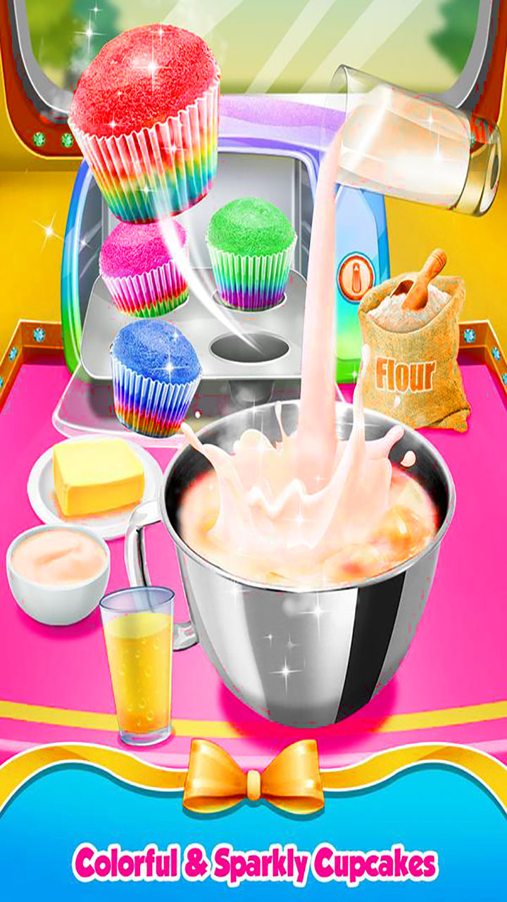 Make Cupcake & Donut - Rainbow Princess Bakery Education Game - App on ...