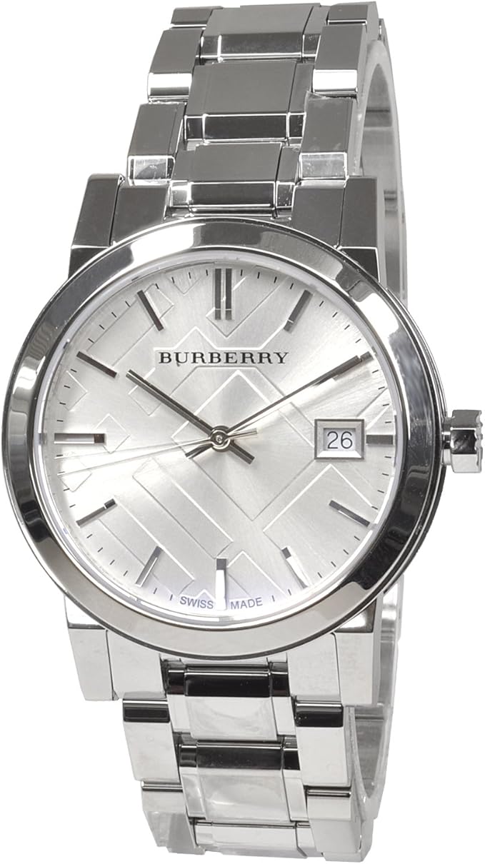 Burberry Women's BU9100 Large Check Stainless Steel Bracelet Watch ...