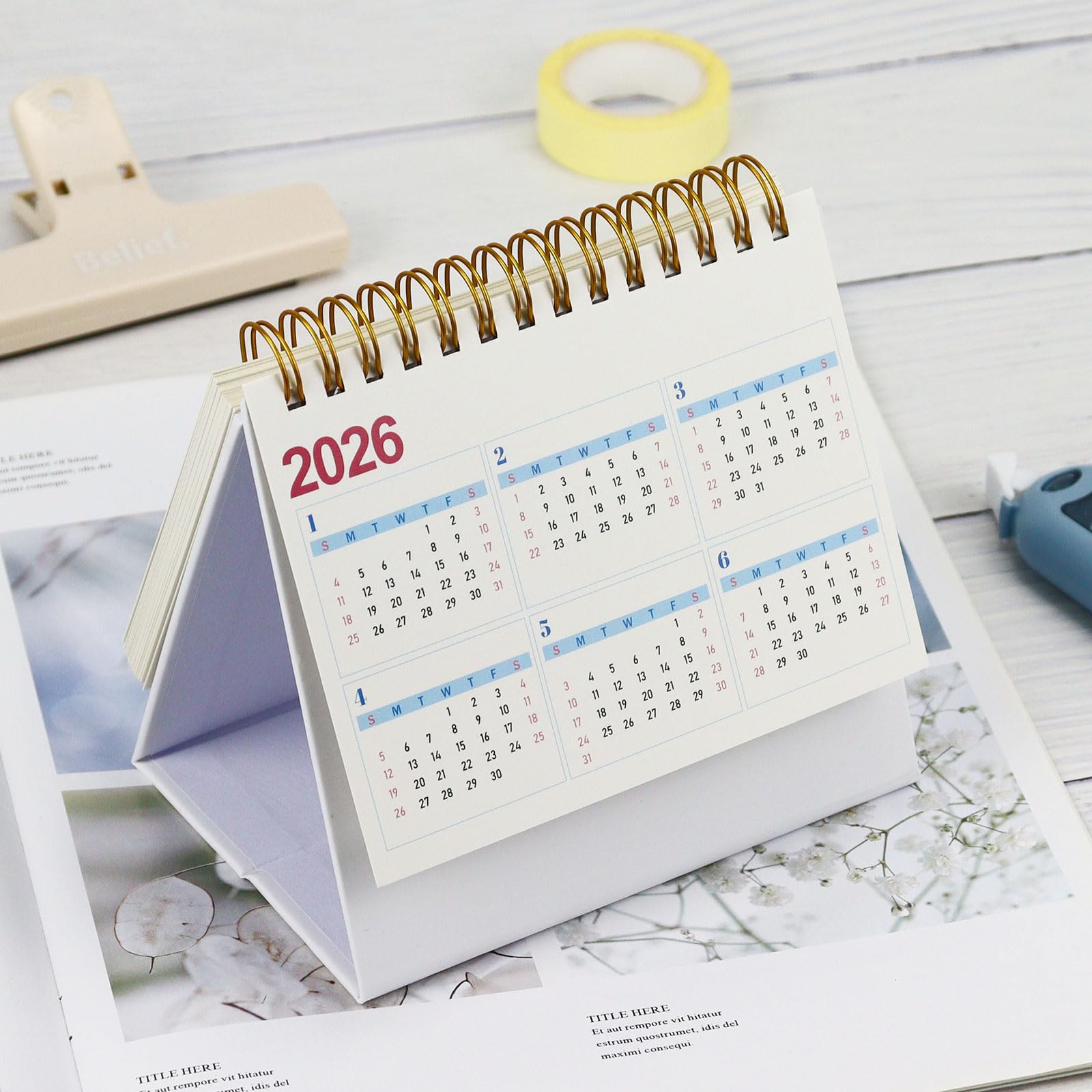 Snapklik.com : Desk Calendar 2024-2025, 5.2" X 5.3", Runs From July ...