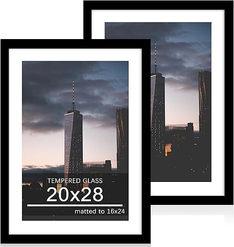 Amazon.com - ccdcc 20x28 Poster Frame Set of 2, 20 x 28 Wood Picture ...