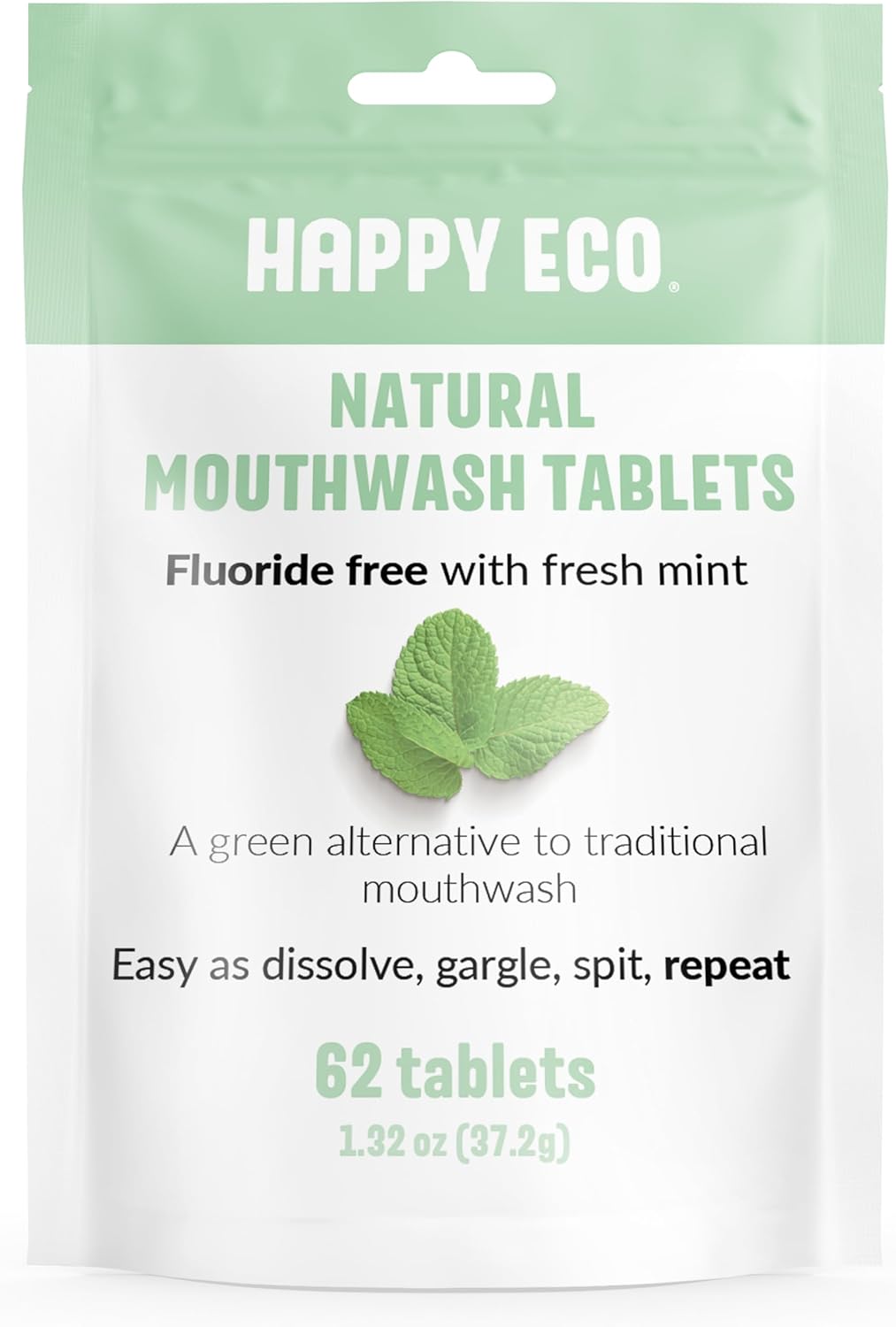 Amazon.com: Mouthwash Tablets (62pcs) All-Natural Travel Mouthwash Tabs ...