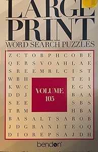 Amazon.com: Large Print Digest Word Search Puzzle by BENDON : Toys & Games