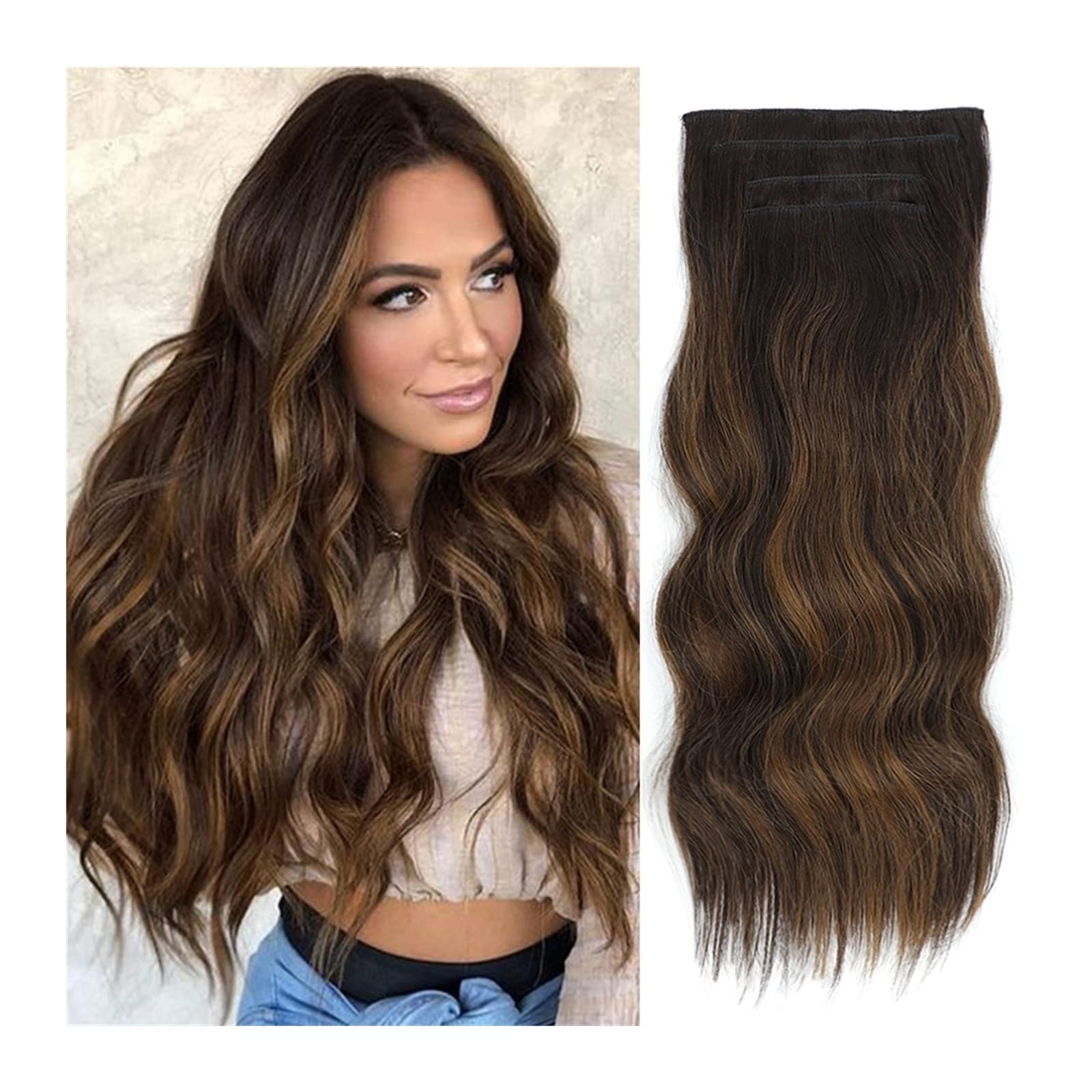 Wavy Brown Scene Hair