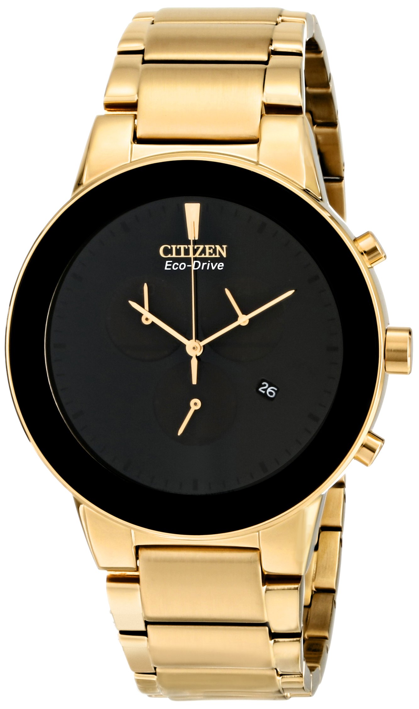 Citizen Men's AT2242-55E Axiom Analog Display Japanese Quartz Gold ...