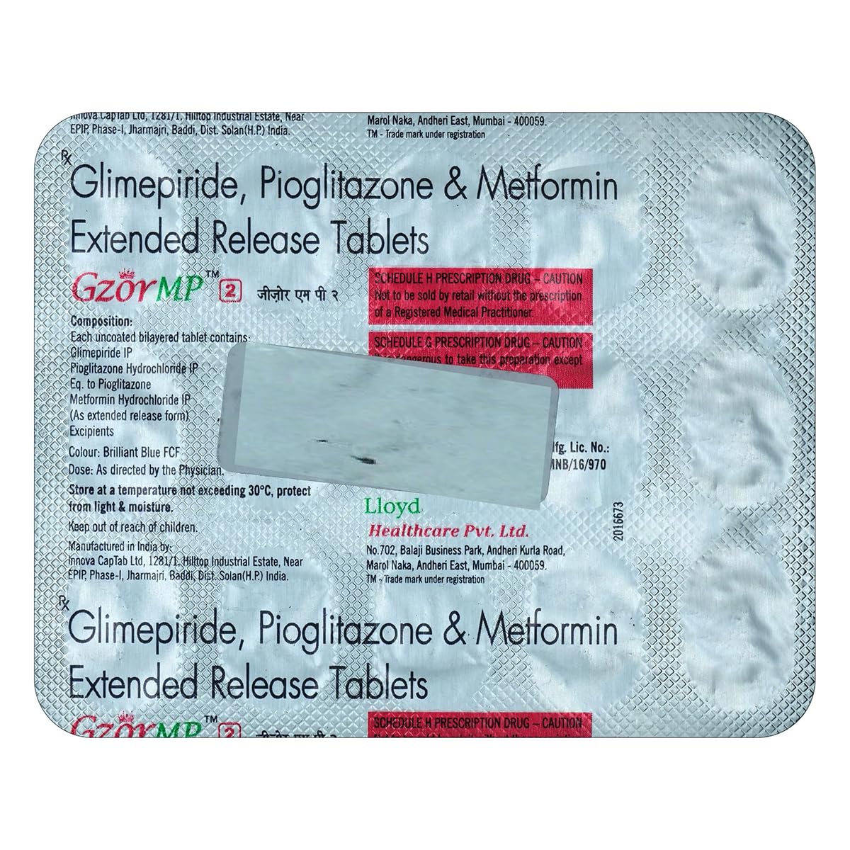 Gzor MP 2 - Strip of 15 Tablets : Amazon.in: Health & Personal Care