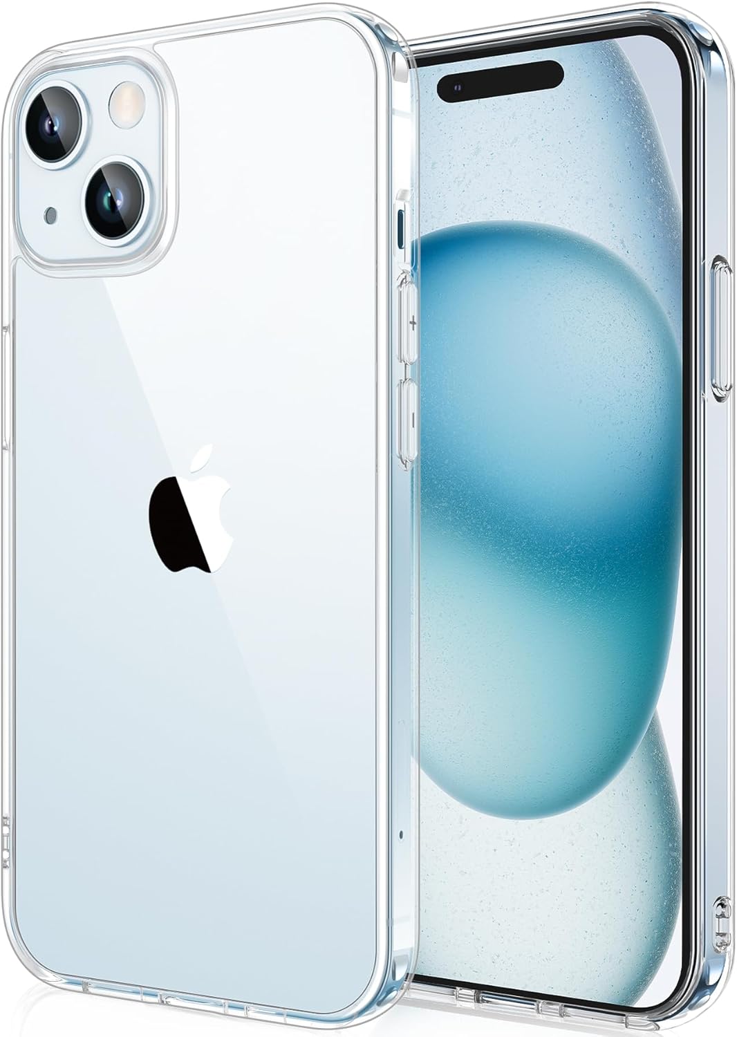 GeeEase iPhone 15 Case - Crystal Clear & Anti-Yellowing - Mil-Grade ...