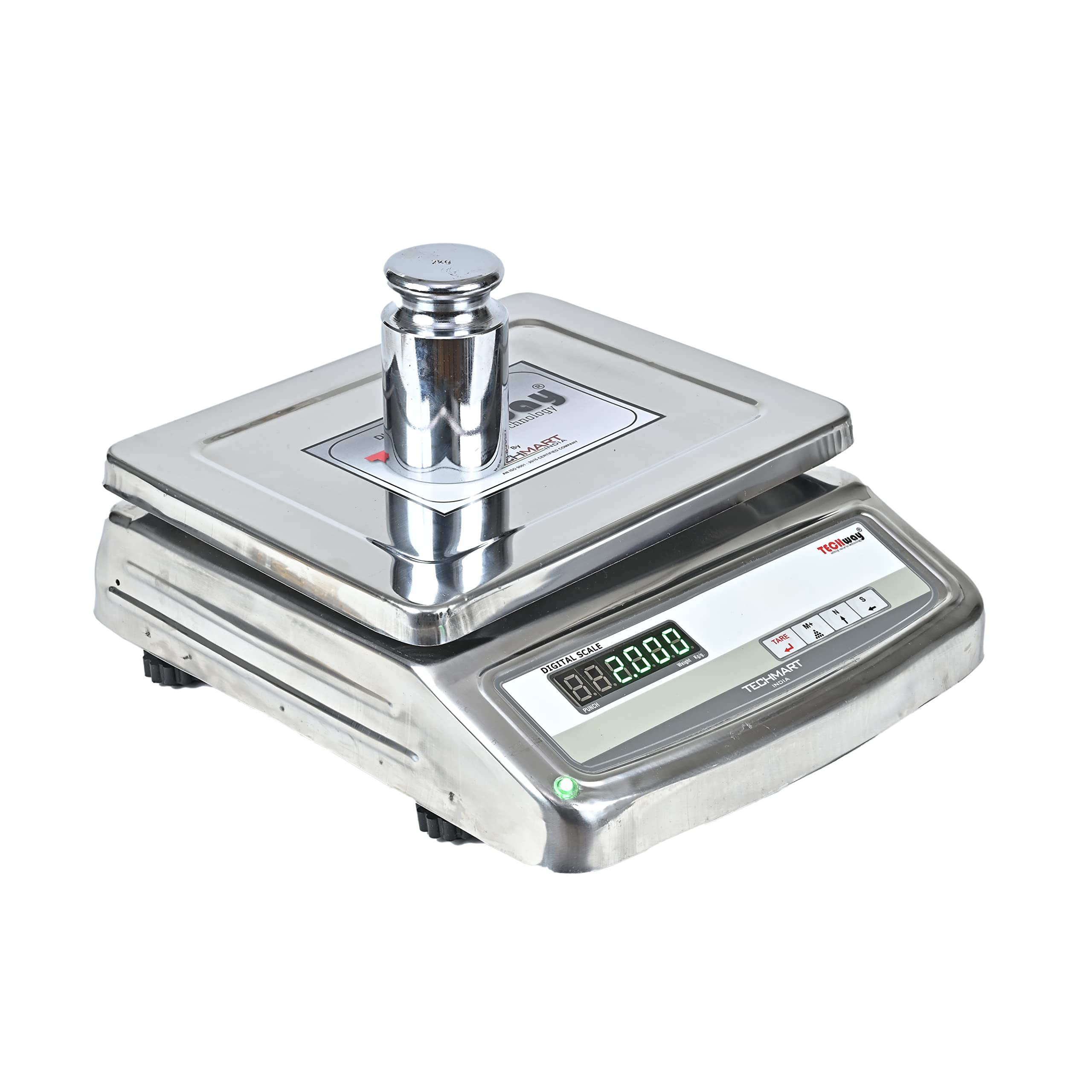 Buy TECHway PUNCH Weight Capacity 30kg x 1g Digital Weighing Machine ...