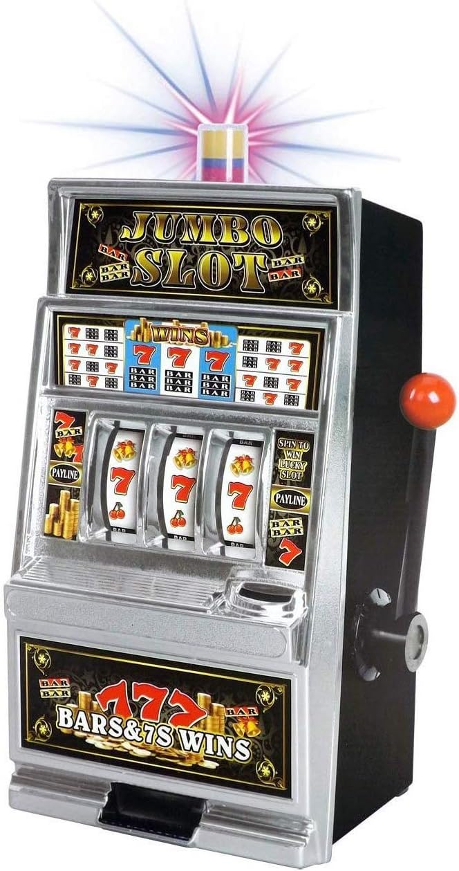 Amazon.com : Crazy Diamonds Jumbo Large Slot Machines - Real Casino Toy ...