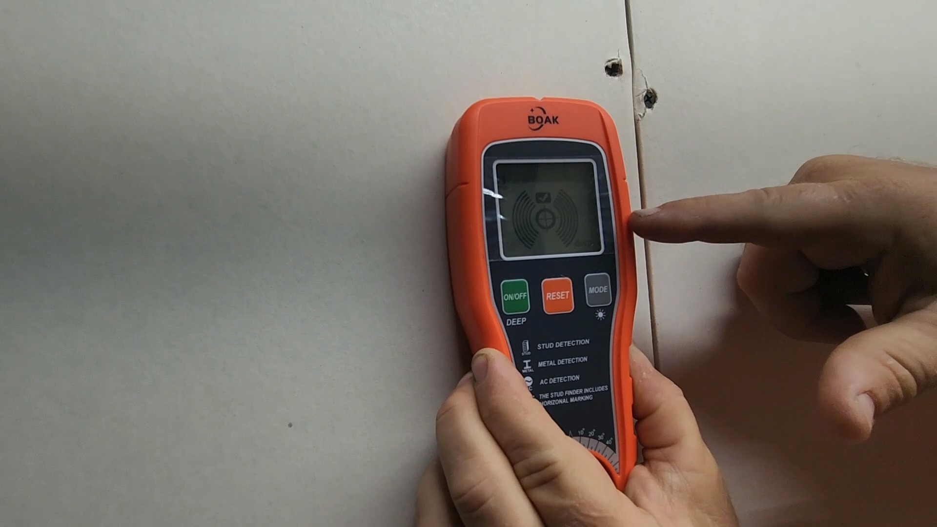 Watch Stud finder, metal Stud, A/C, deep, exact, default. PERFECT on ...