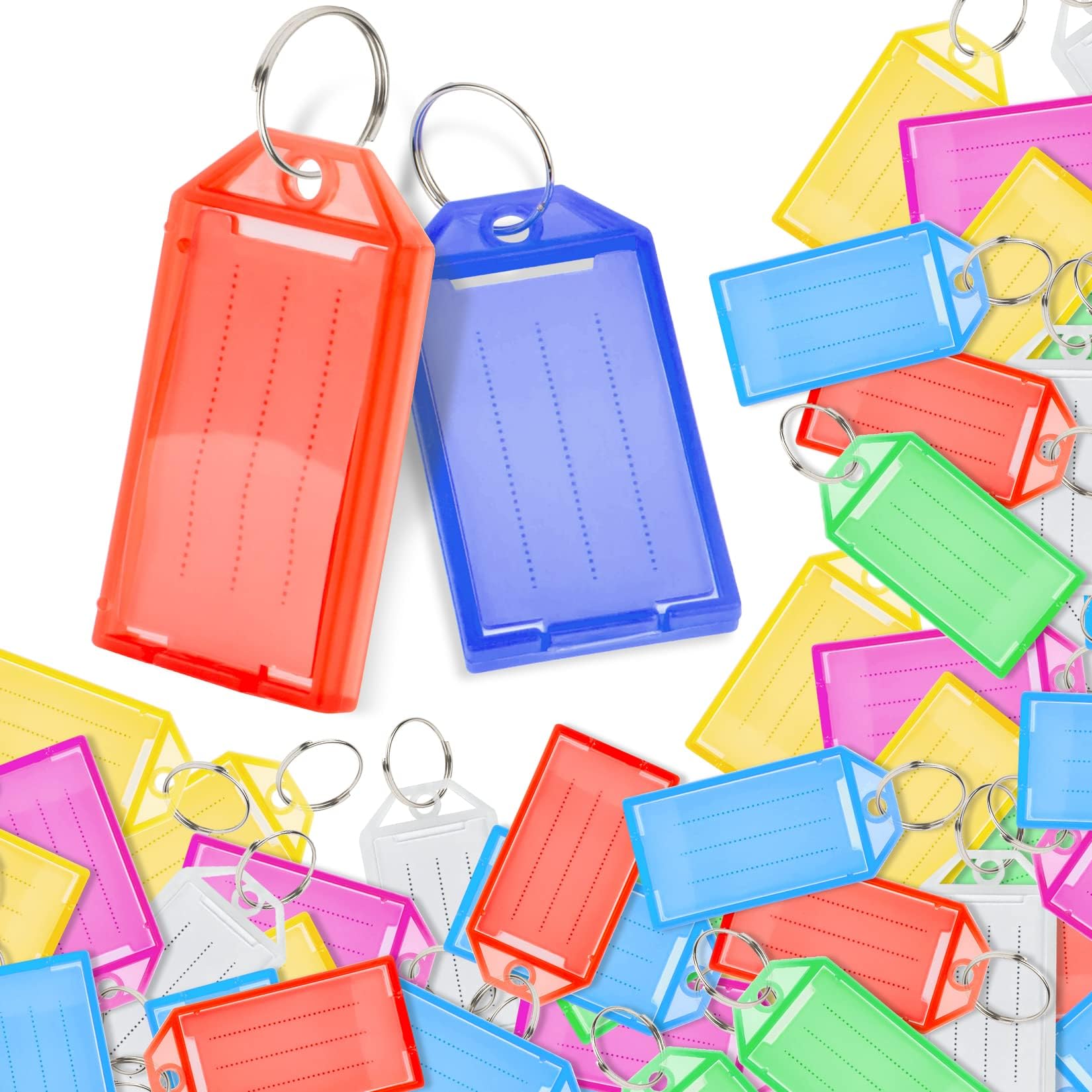 Amazon.com : Coast Key Chain Key Tags| 10 Pack Assorted Colors ...