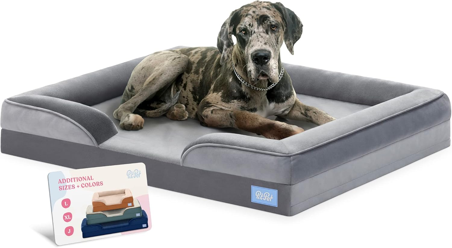 Amazon.com : Orthopedic Sofa Dog Bed - Ultra Comfortable Bed for Giant ...