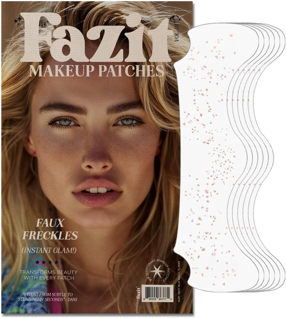 Amazon.com : Fazit Makeup Patches - Face Makeup Patches - Beauty Face ...