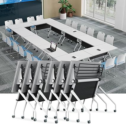 Amazon.com: Conference Table On Wheels,Folding Conference Rooms ...