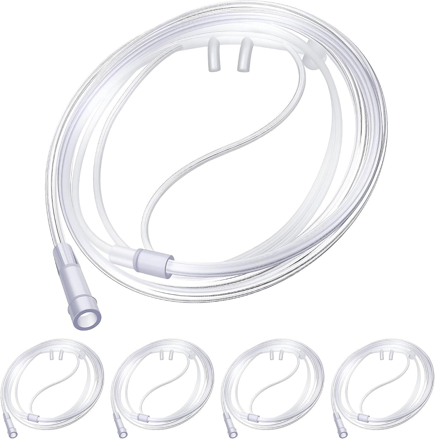 Amazon.com: Anglechic 5 Pack 4Ft Adult Oxygen Nasal Cannula, Soft ...