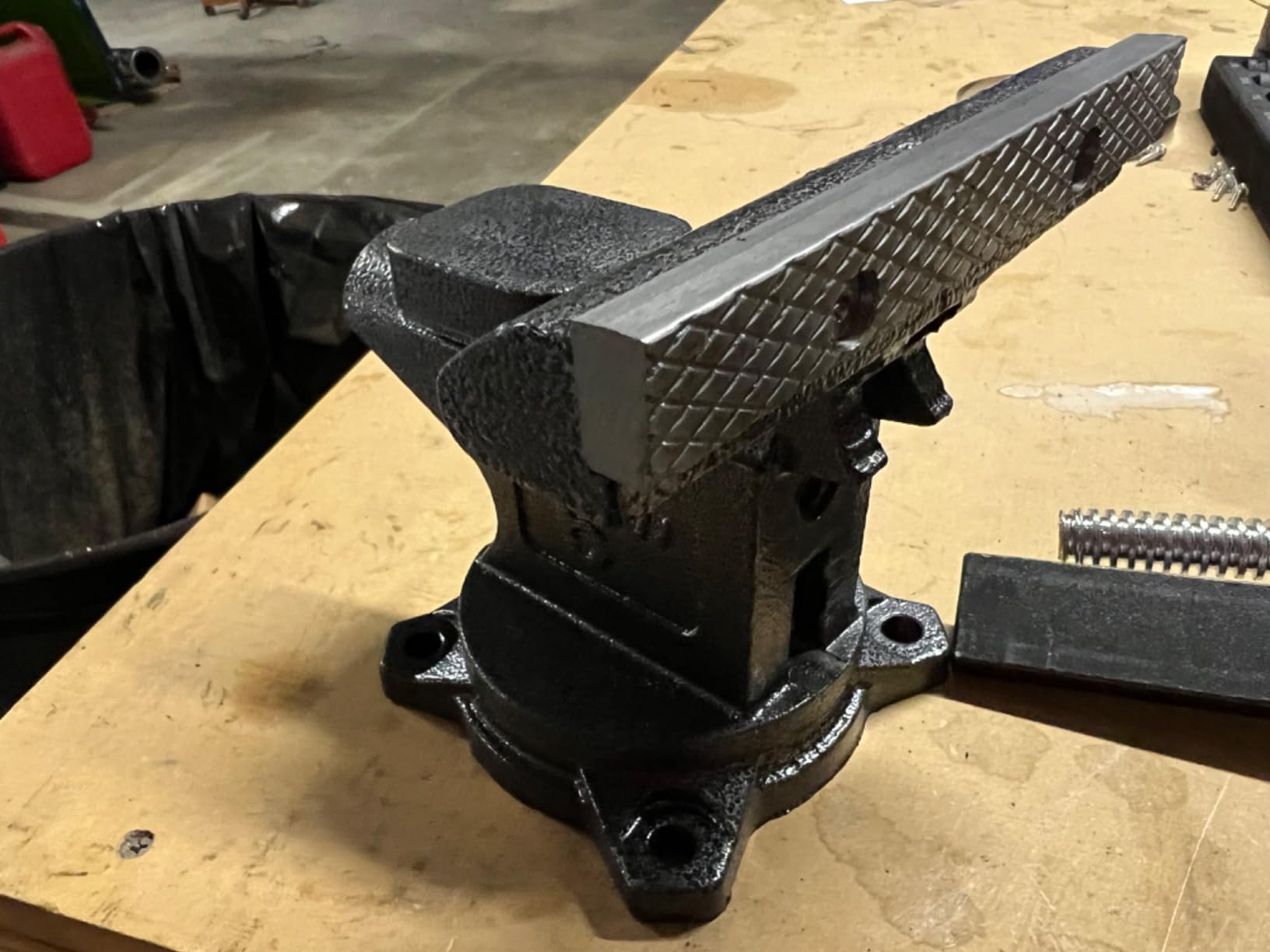 $14/mo - Finance Bench Vise 6” - Table Vice For Workbench, Utility Vise ...