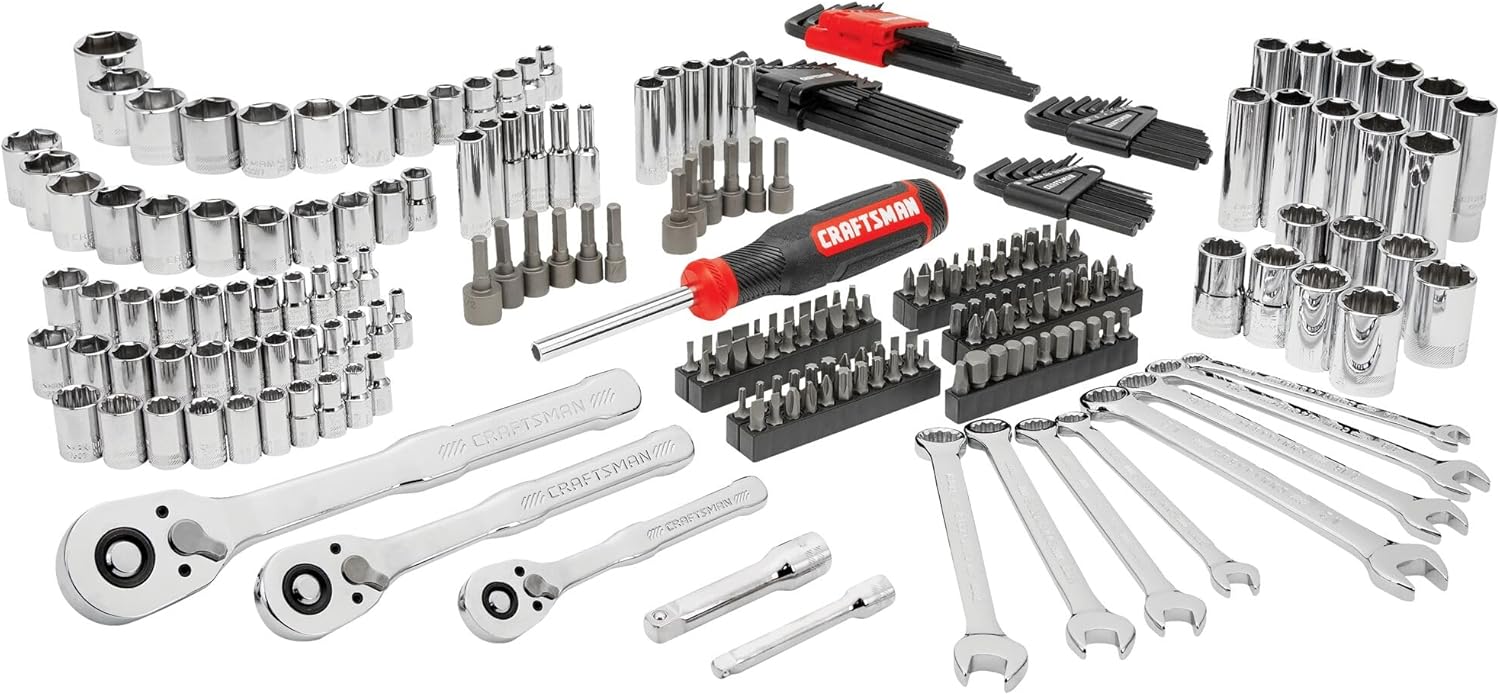 Amazon.com: CRAFTSMAN Mechanics Tool Set, 256-Piece Hand Tool and ...