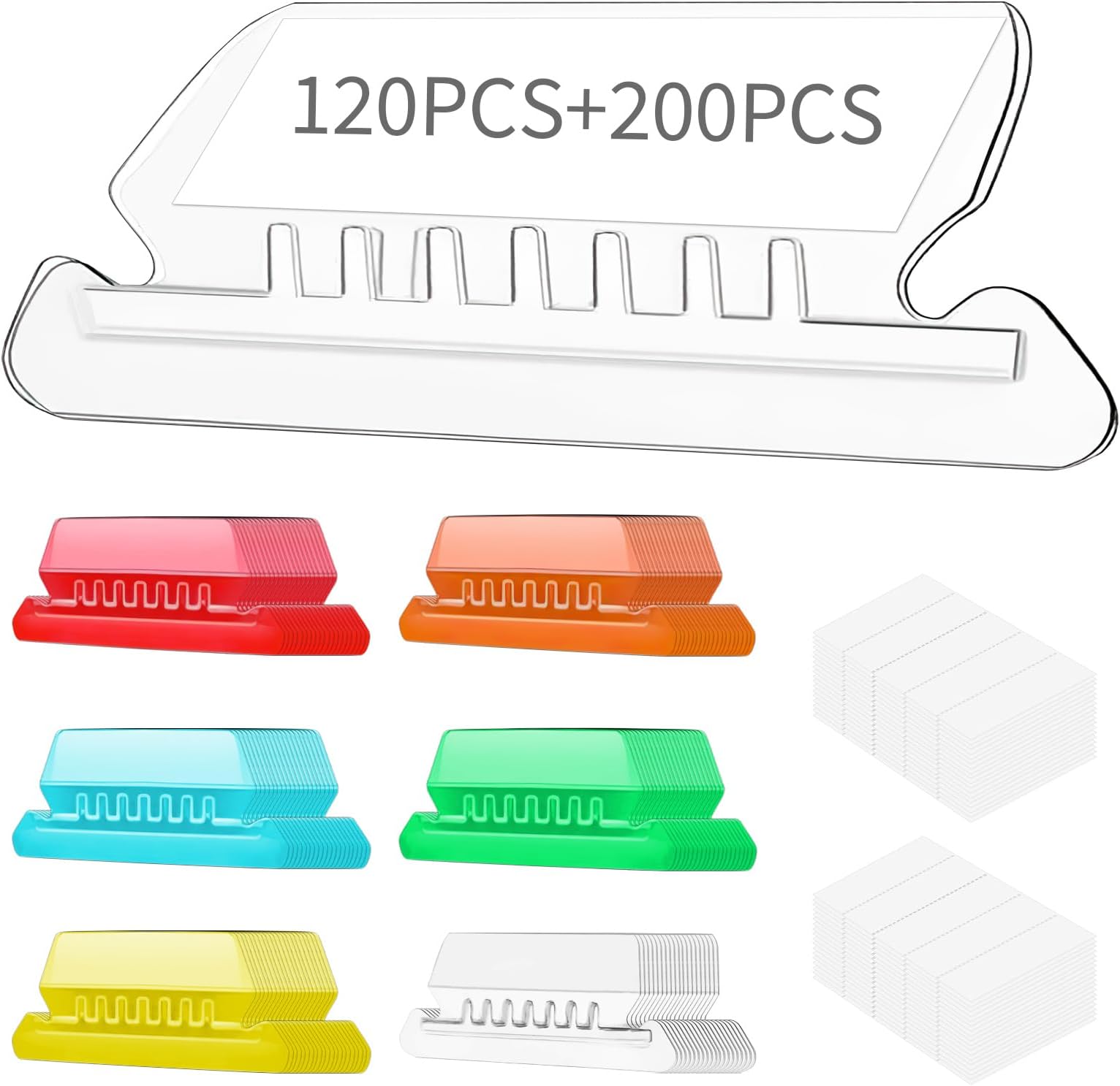 Amazon.com : File Folder Tabs, Paxcoo 50 Sets Hanging File Folder Tabs ...