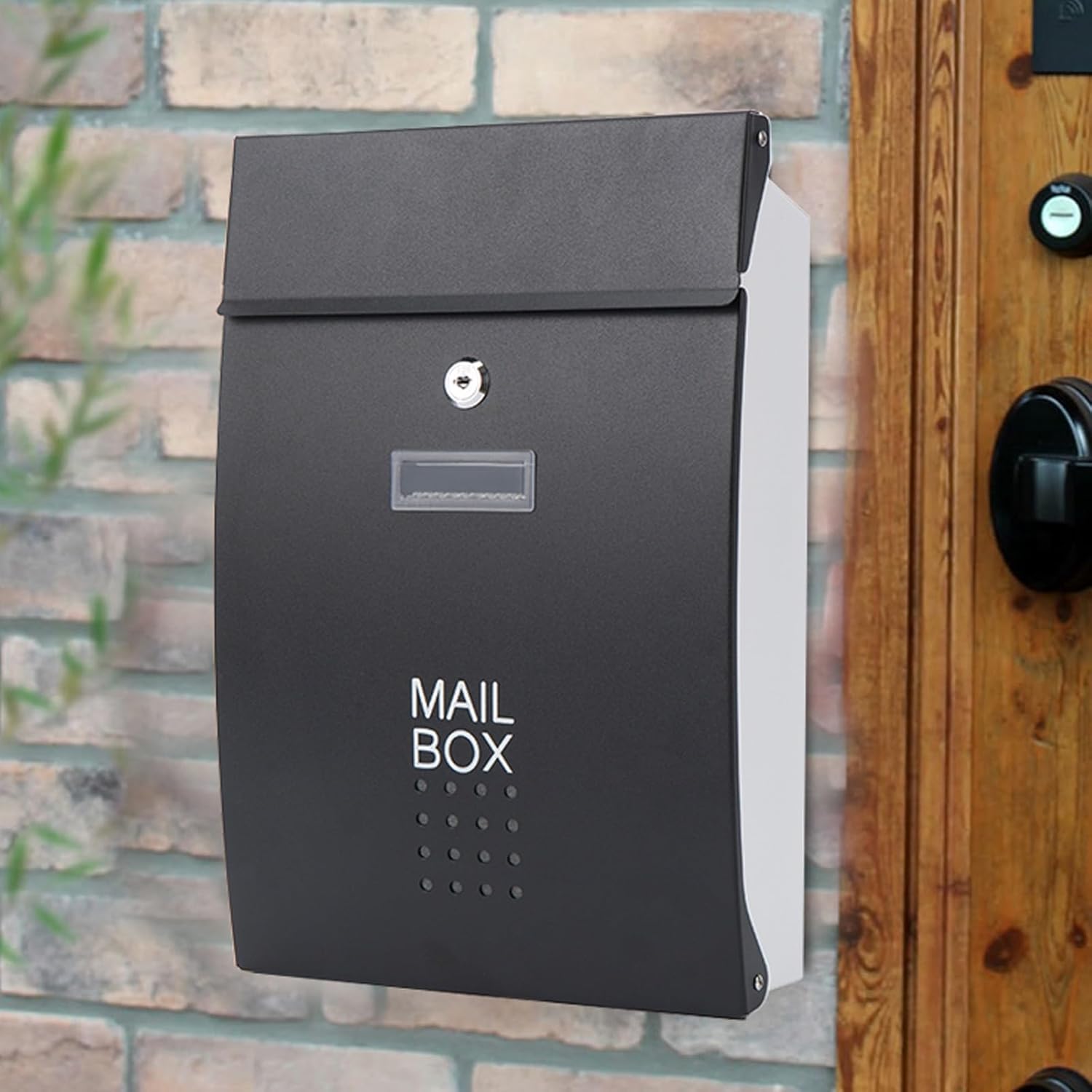 Simple Letterbox, Wall Letter Box, Letter Box with Flap, for Inserting ...