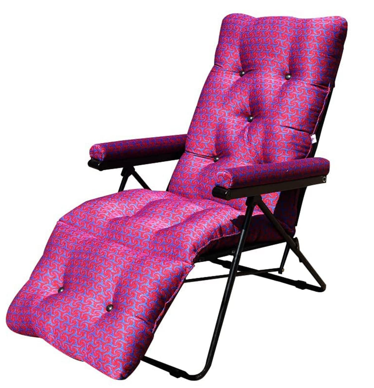 Spacecrafts Steel Recliner Folding Easy Chair | 5 Adjustable Postions ...