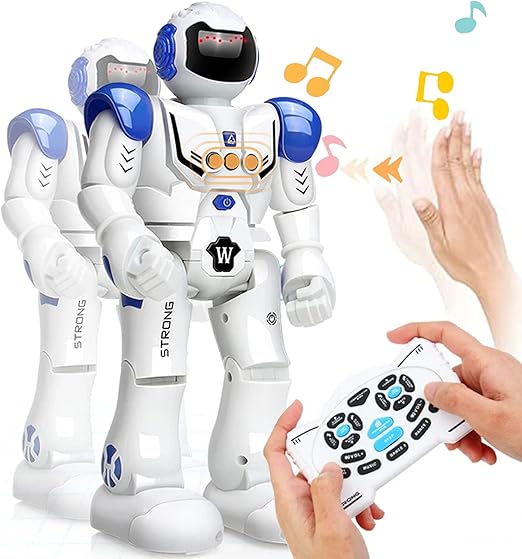 Amazon.com: HONGTUO Robot Toys for Kids, Gesture Sensing Programmable ...